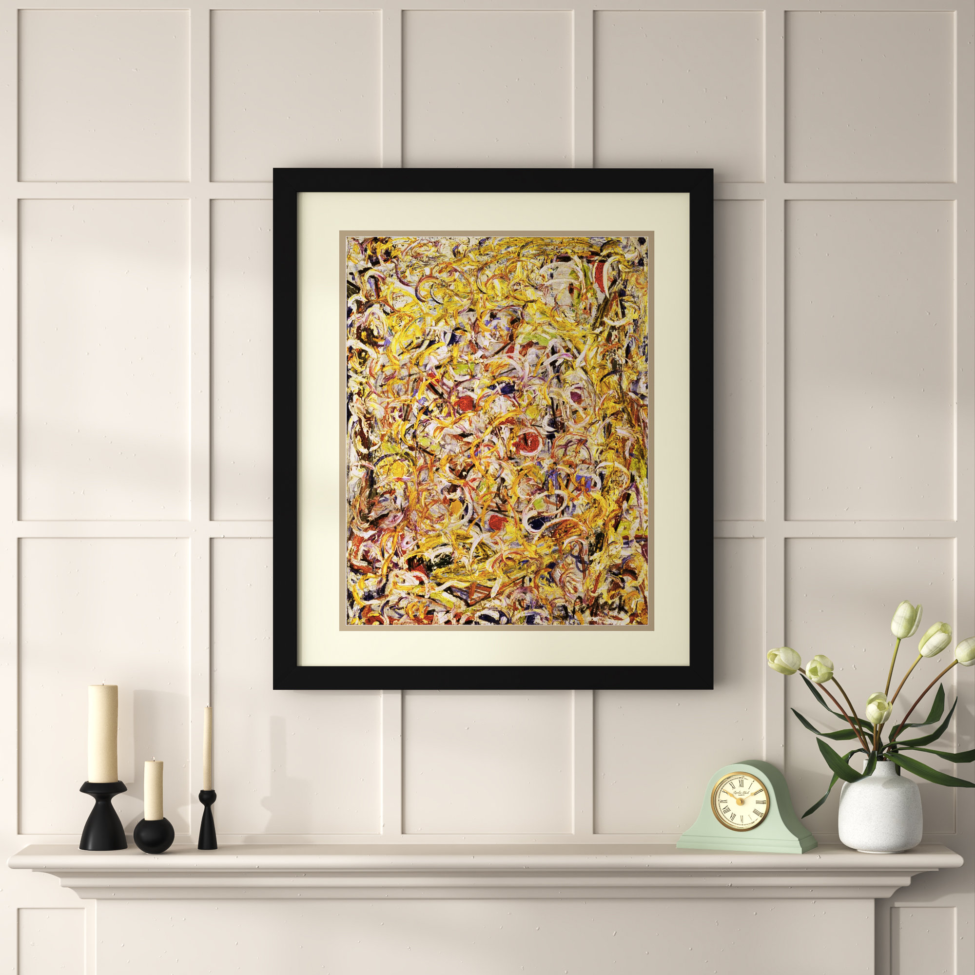 Red Barrel Studio Shimmering Substance, 1946 by Jackson Pollock ...