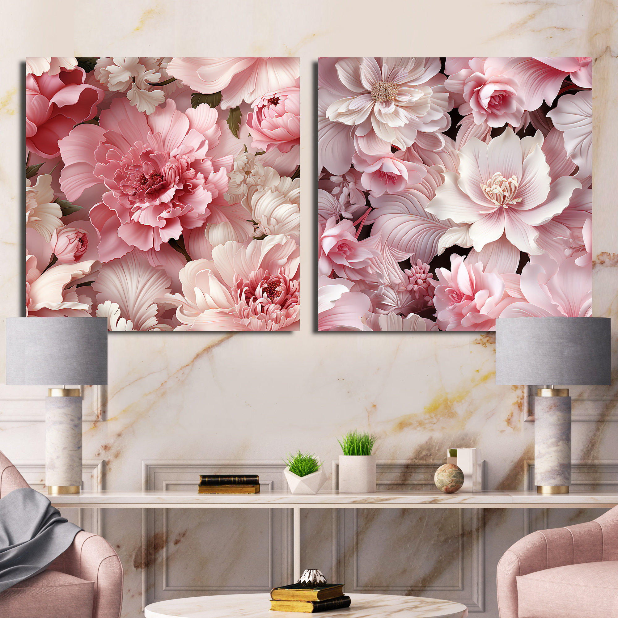 Design Art Ethereal Rococo Flourish Victorian Pattern XXI - Floral ...
