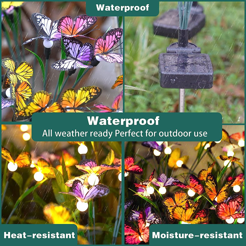 CG INTERNATIONAL TRADING Multicolor Solar Powered Integrated LED ...