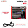 5 Core Audio Mixer DJ Equipment Digital Sound Board Karaoke XLR Mixers ...
