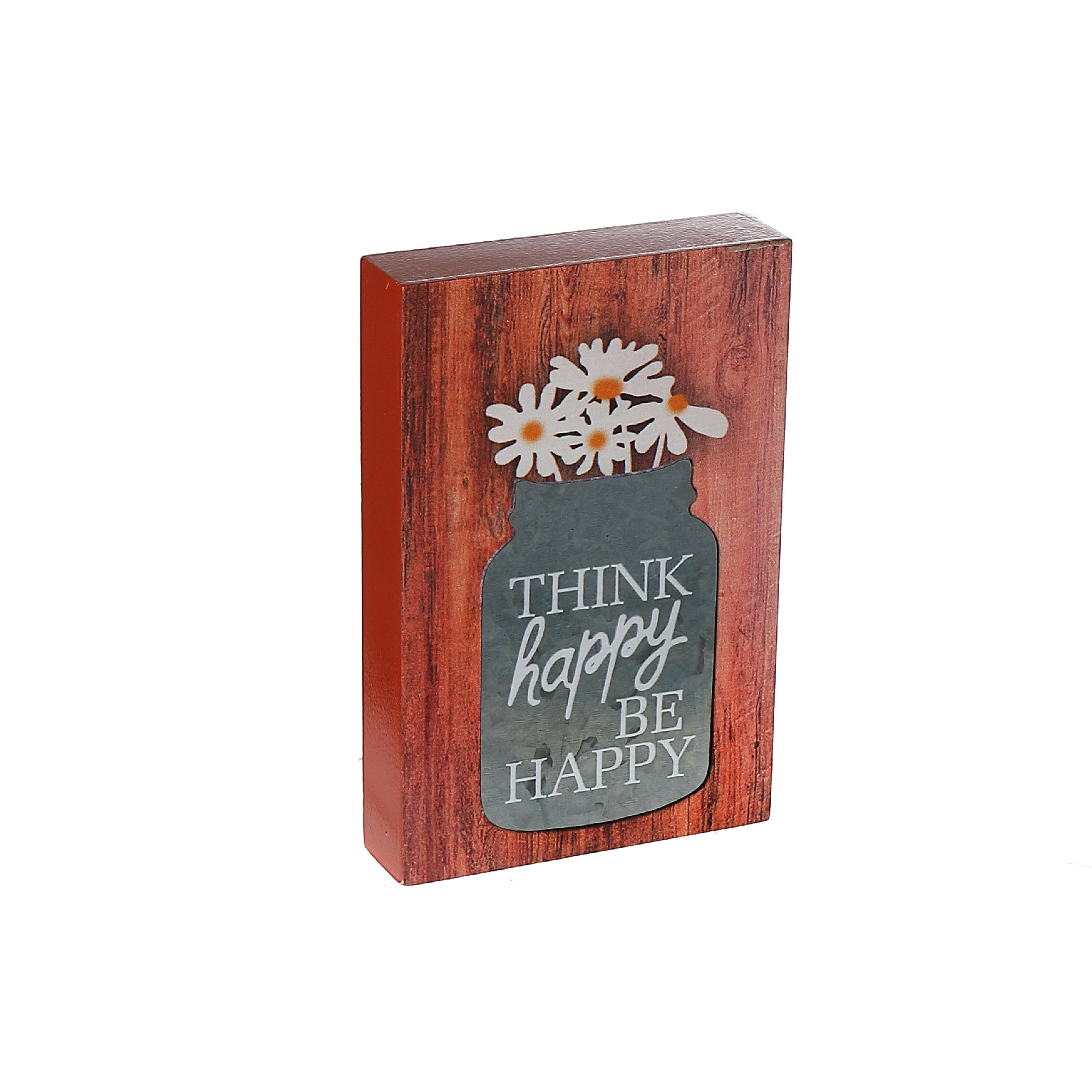 Trinx Gulcin Think Happy Bee Happy Decorative Plaque | Wayfair