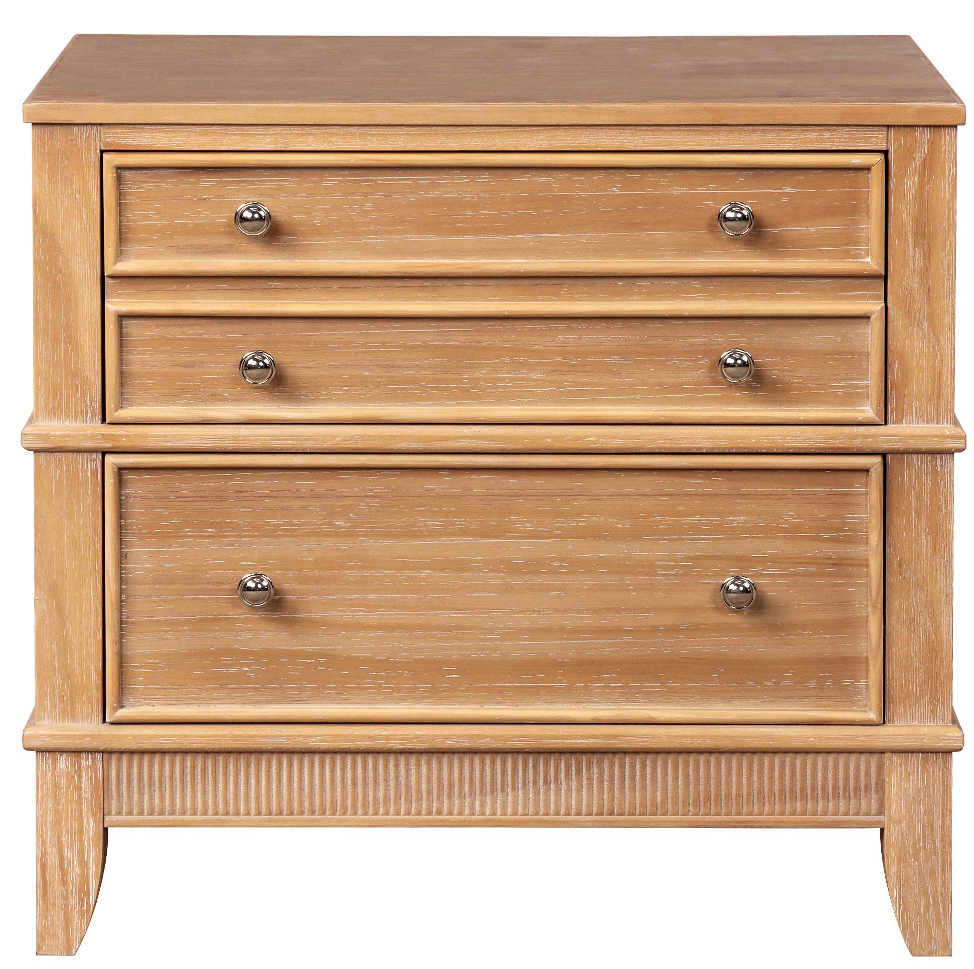 Canora Grey Hazel 3-Drawer Hazel 3-Drawer Side Table Nightstand for Living Room, Hallway ...