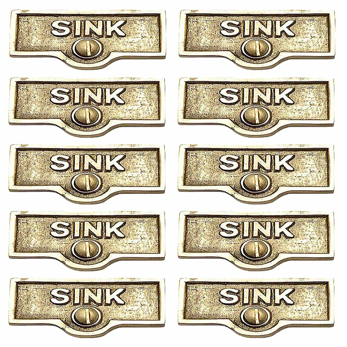 The Renovators Supply Inc. Switch Tags Sink Name Signs 1-Gang Rocker ...