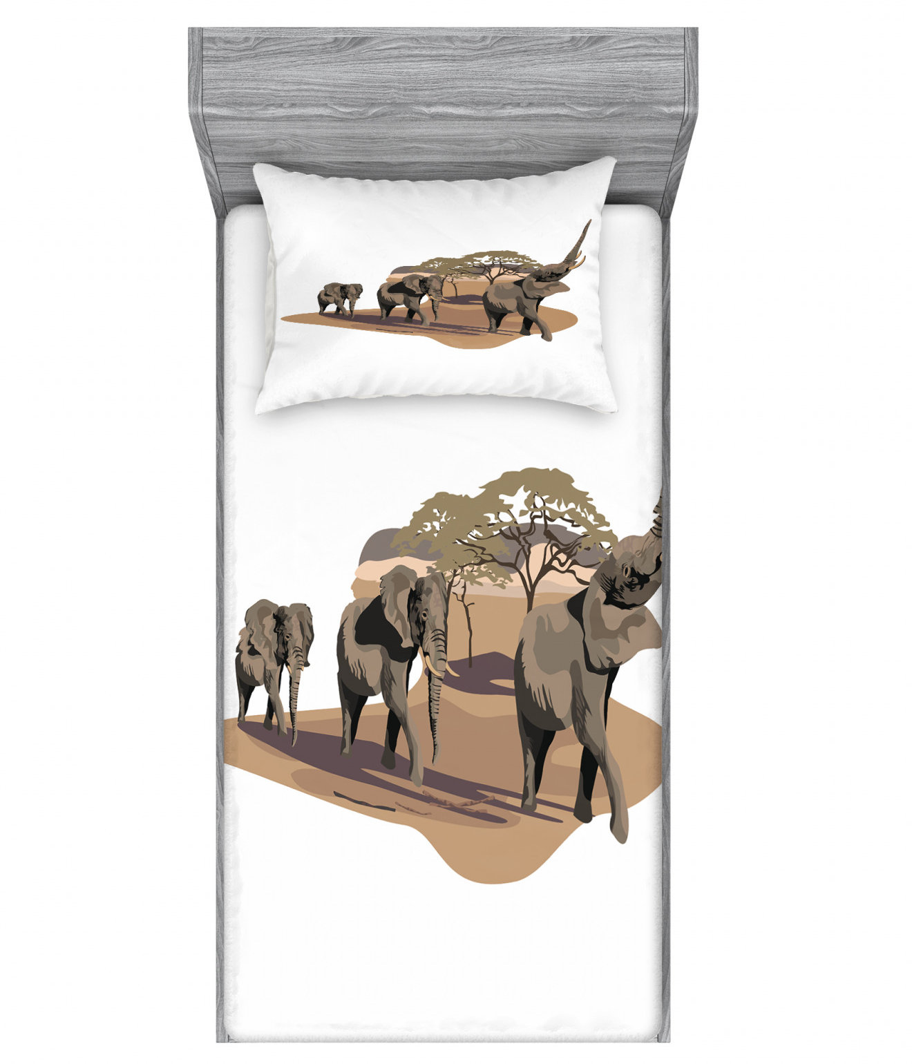 Ambesonne Elephant Sheet Set | Wayfair