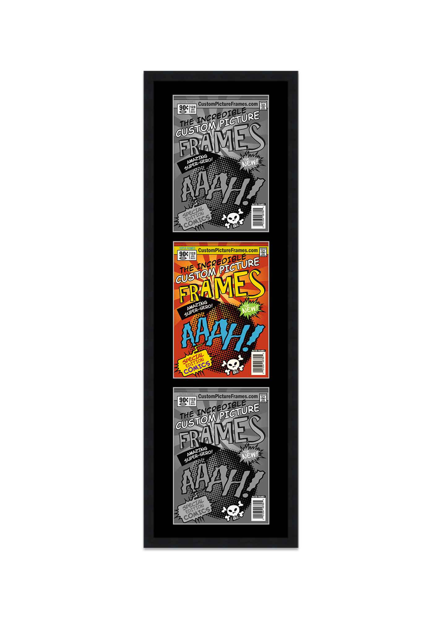 CustomPictureFrames.com Display Comic Books Collage | Wayfair