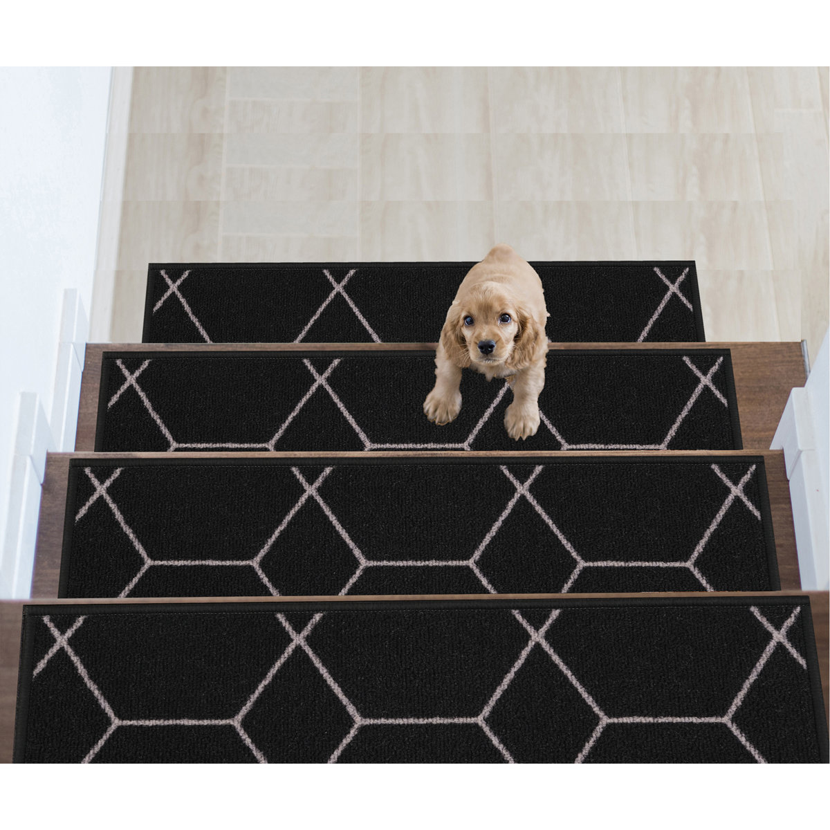 Wade Logan® Akyia Slip Resistant Backing Stair Tread & Reviews | Wayfair