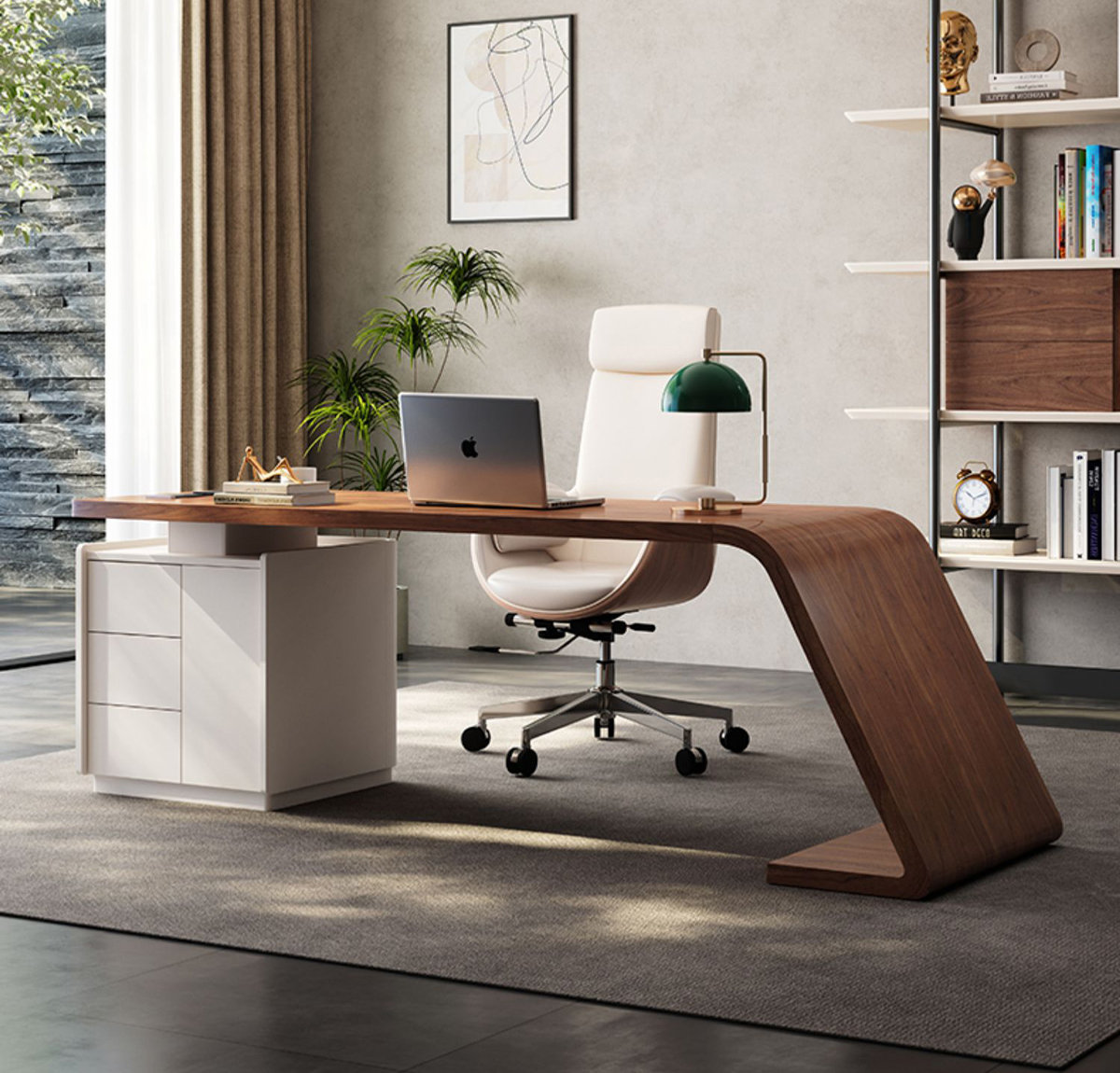 George Oliver Retro Simple High-End Multi-Functional Desk - Wayfair Canada