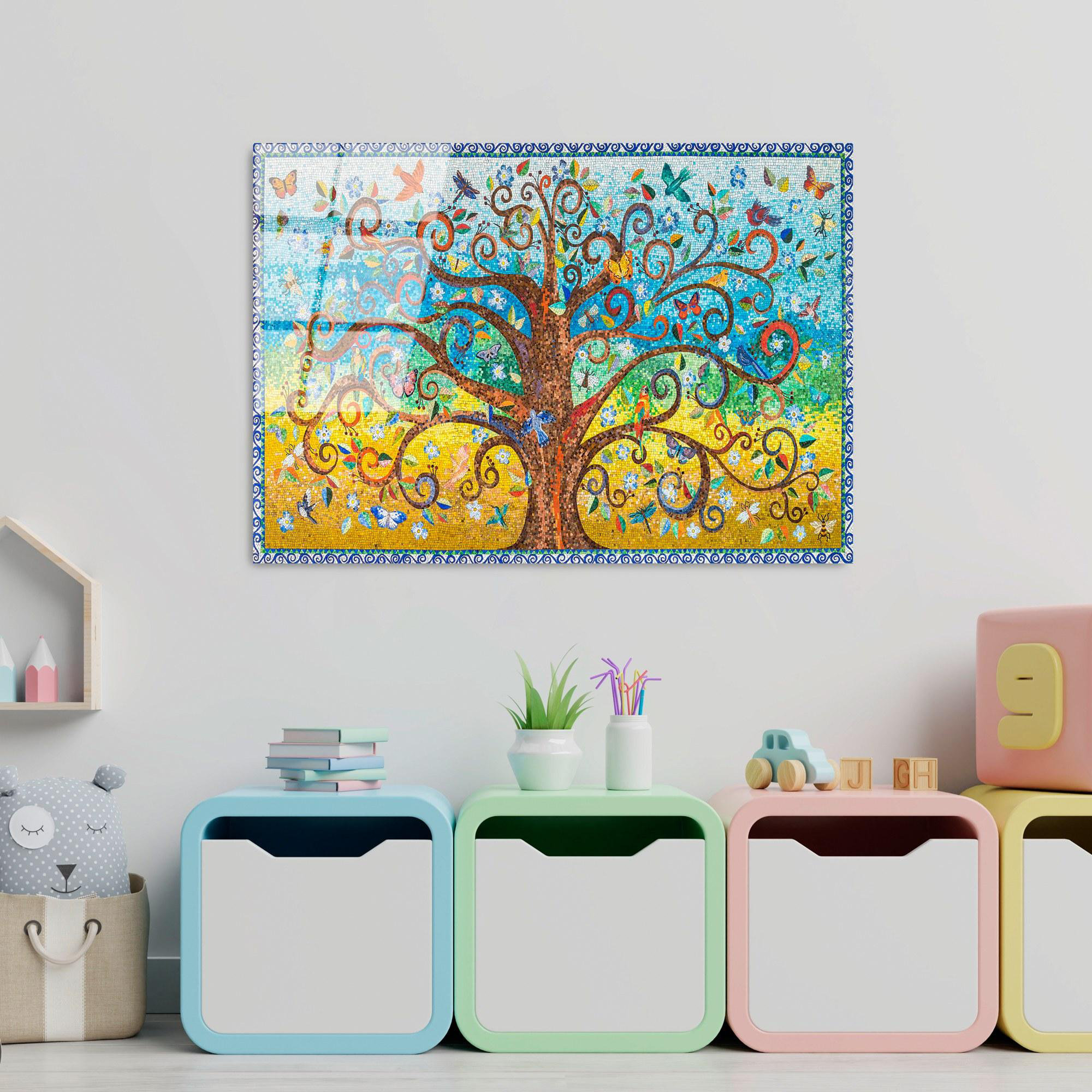 World Menagerie Print on Glass | Wayfair
