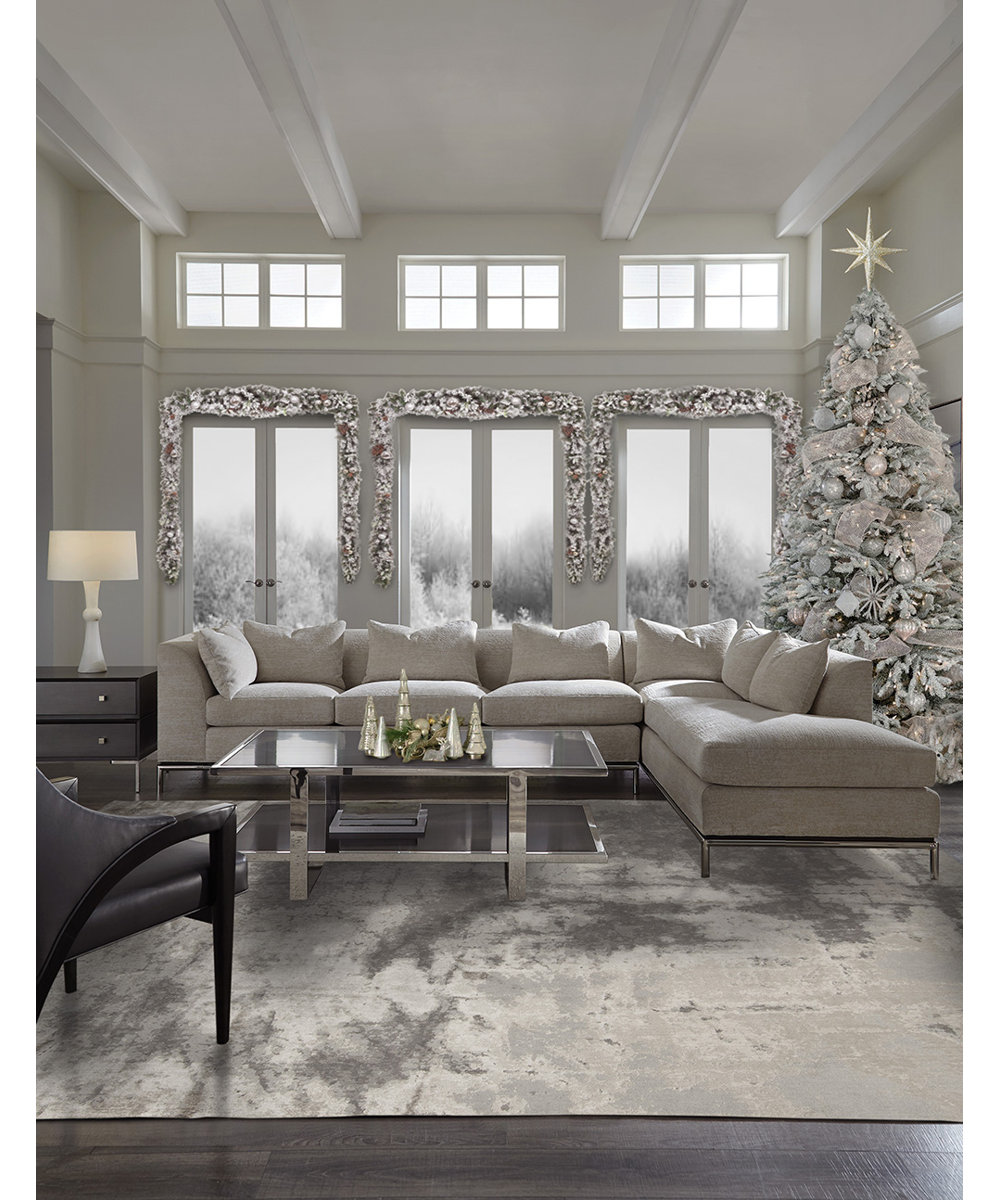 Samad Rugs Nirvana Pewter Area Rug | Perigold