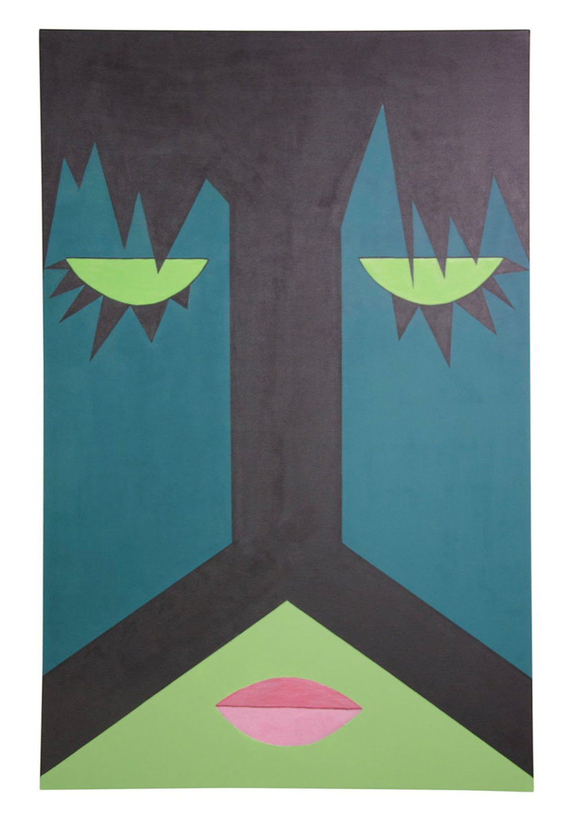 Dakota Fields Face-Themed Woven Base Digital Print Rug | Wayfair