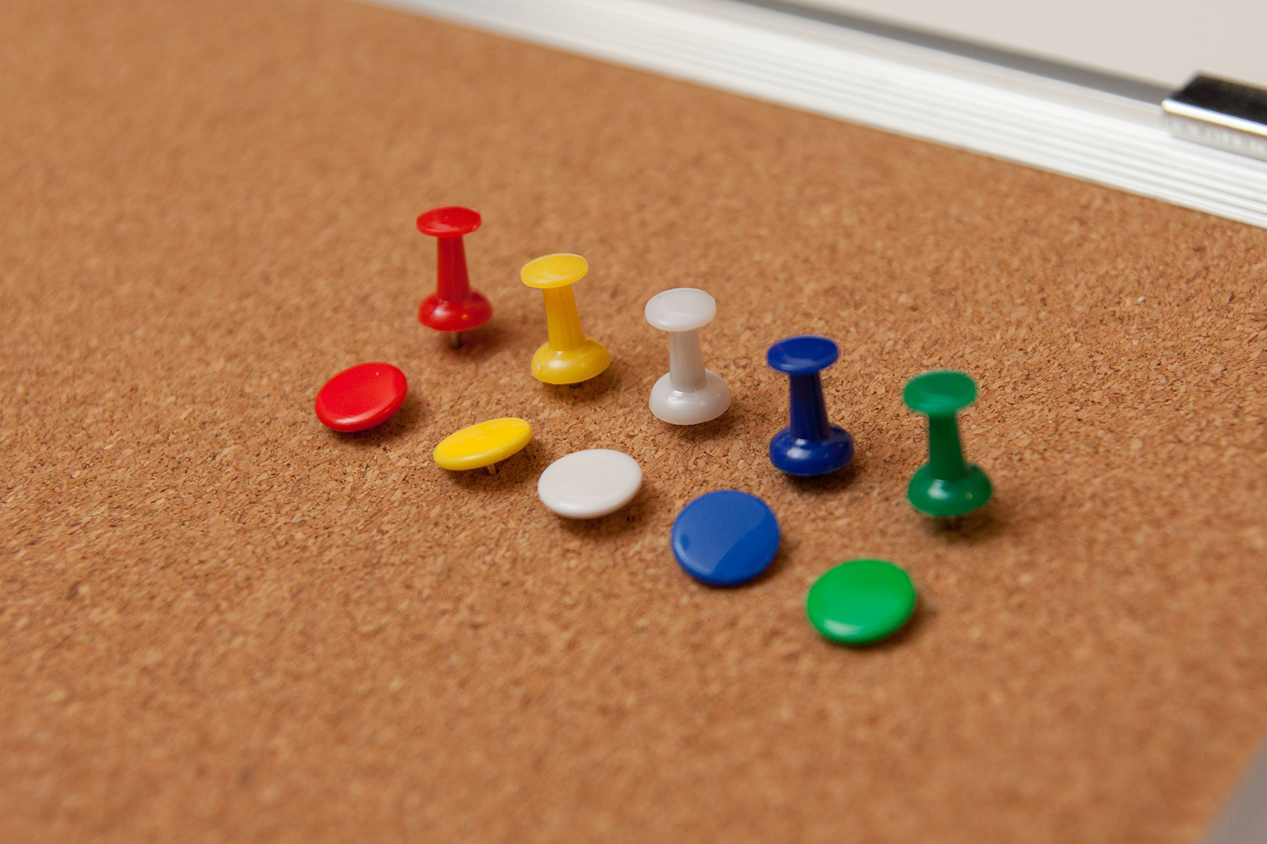 FEIYAN Cork Board Set - Bulletin Corkboard 24 X 24 Inch Framed With 10 ...