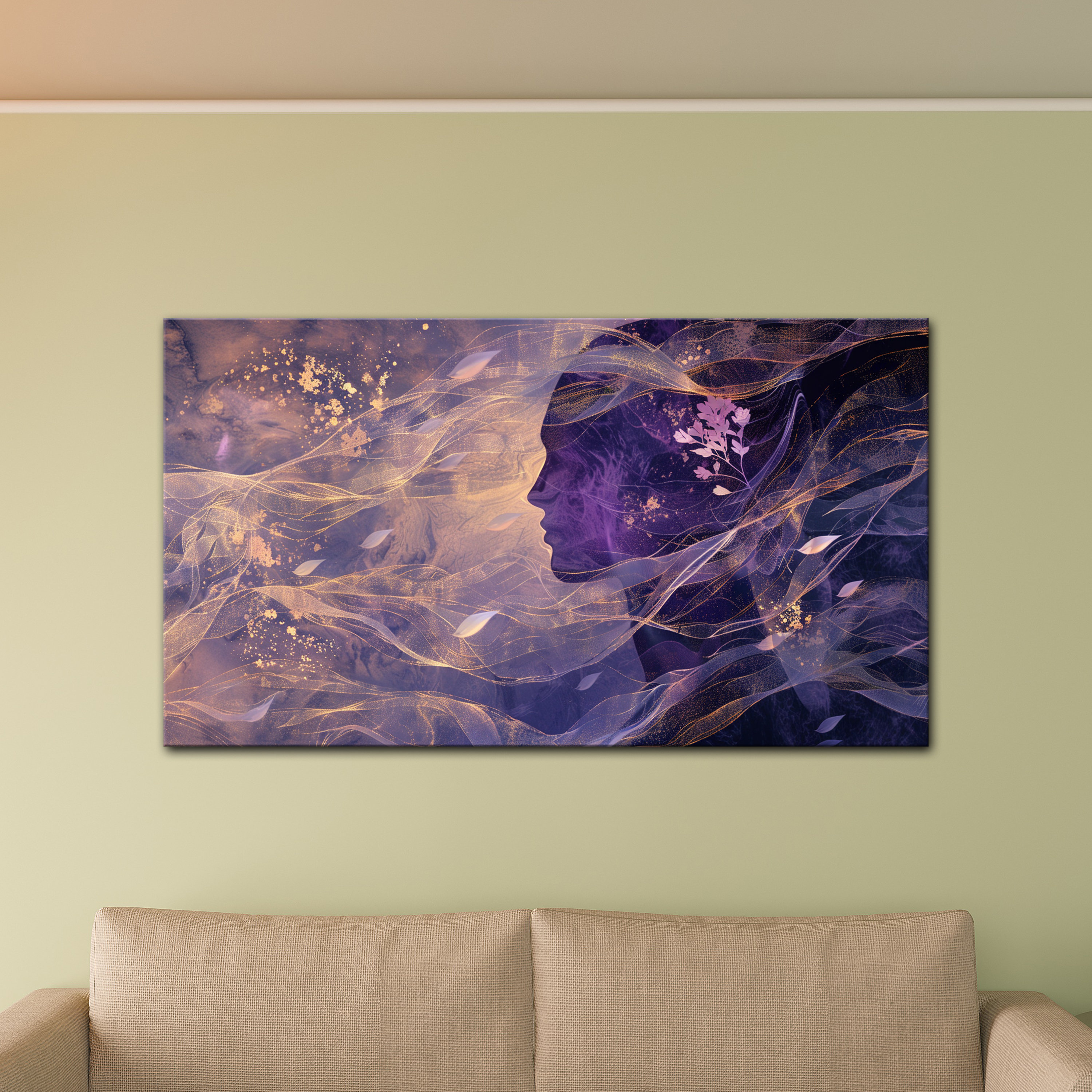 Winston Porter Touched by the Soul: Floating Shadows and Flowers Wall ...