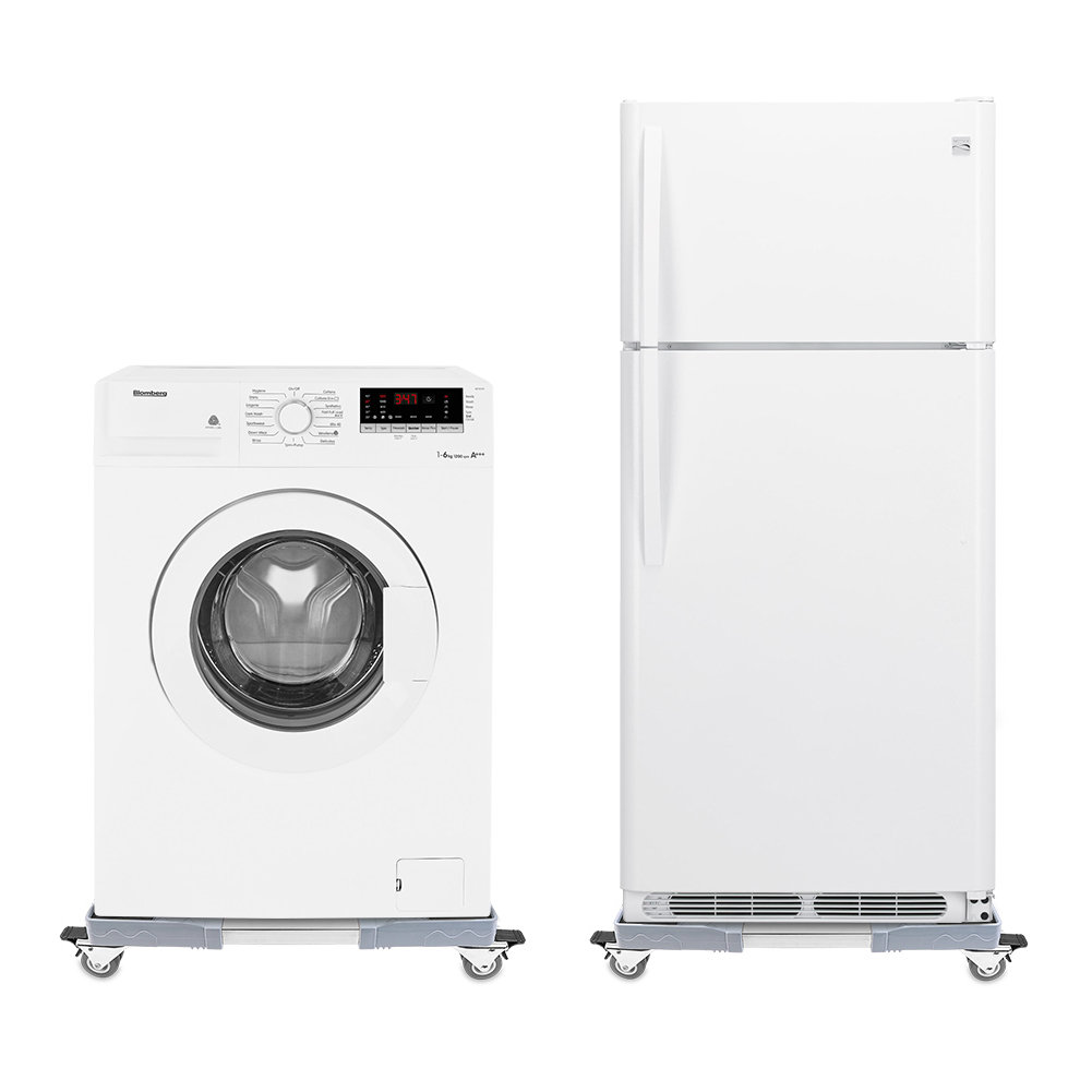 Symple Stuff Universal Appliance Wheels Adjustable Fridge Freezer ...