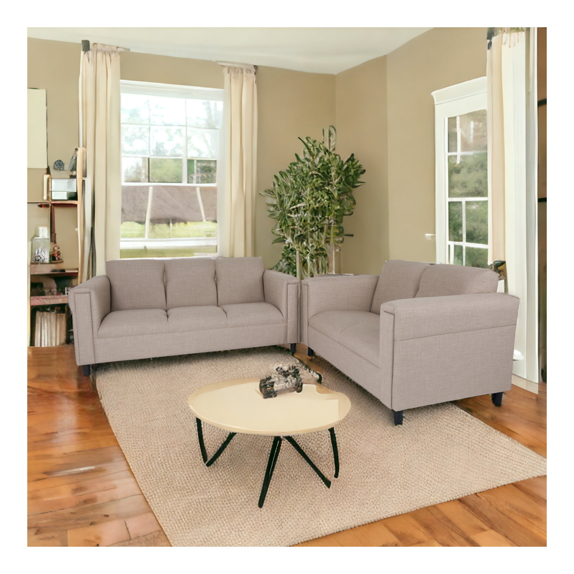 Corrigan Studio® Forest Green Sofa for Living Room, Modern 3-Seater Sofas Couches for Bedroom ...