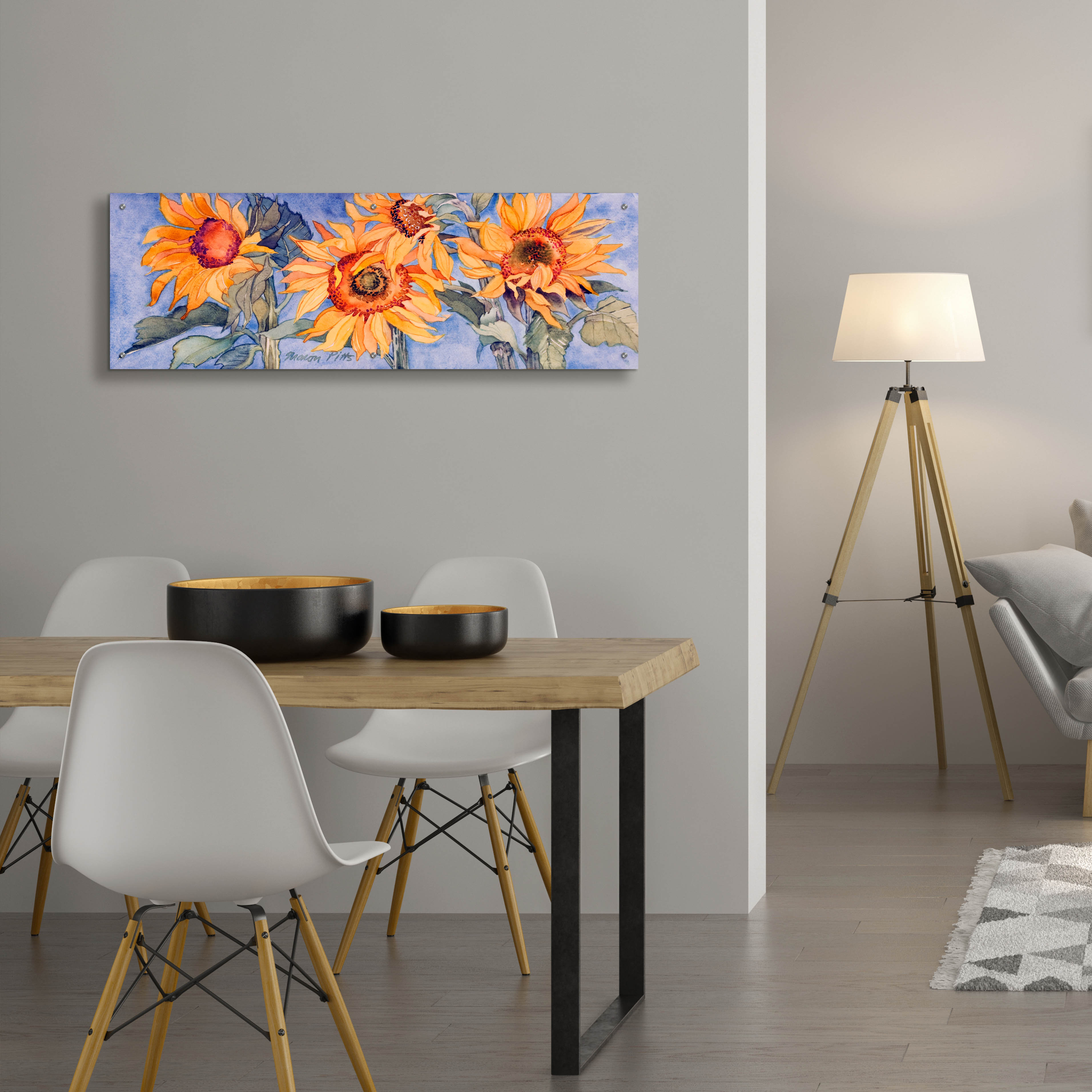 August Grove® " Sunflowers VI " by Sharon Pitts | Wayfair