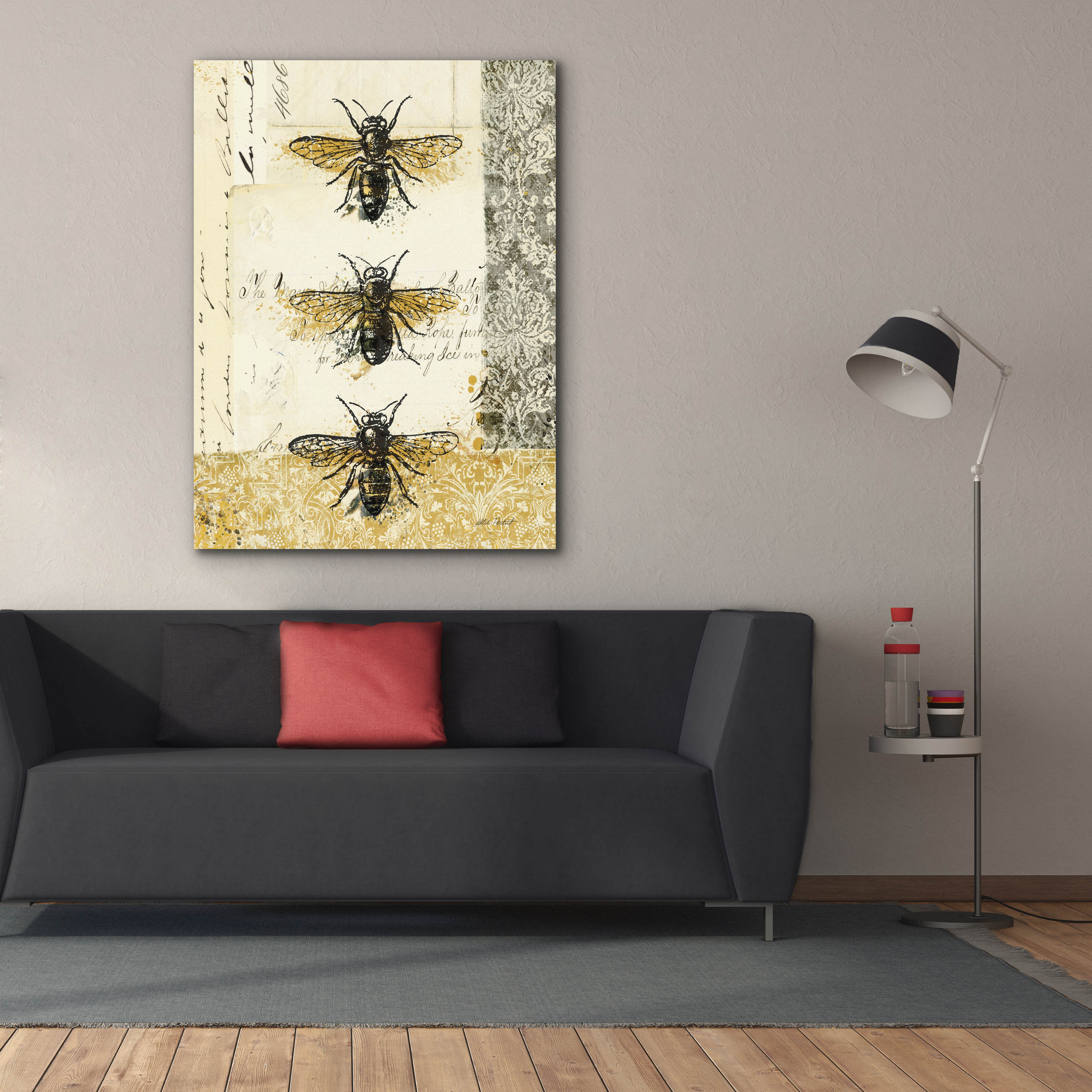 Epic Graffiti 'Golden Bees And Butterflies No 1' by Katie Pertiet ...