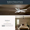 Kichler Lighting 48" Volos 3 - Blade LED Standard Ceiling Fan with Wall ...
