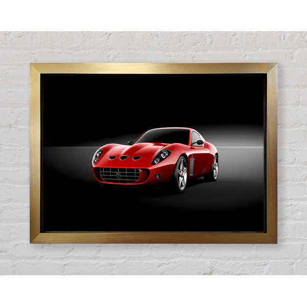 Bright Star Ferrari Front Red - Single Picture Frame Print | Wayfair.co.uk