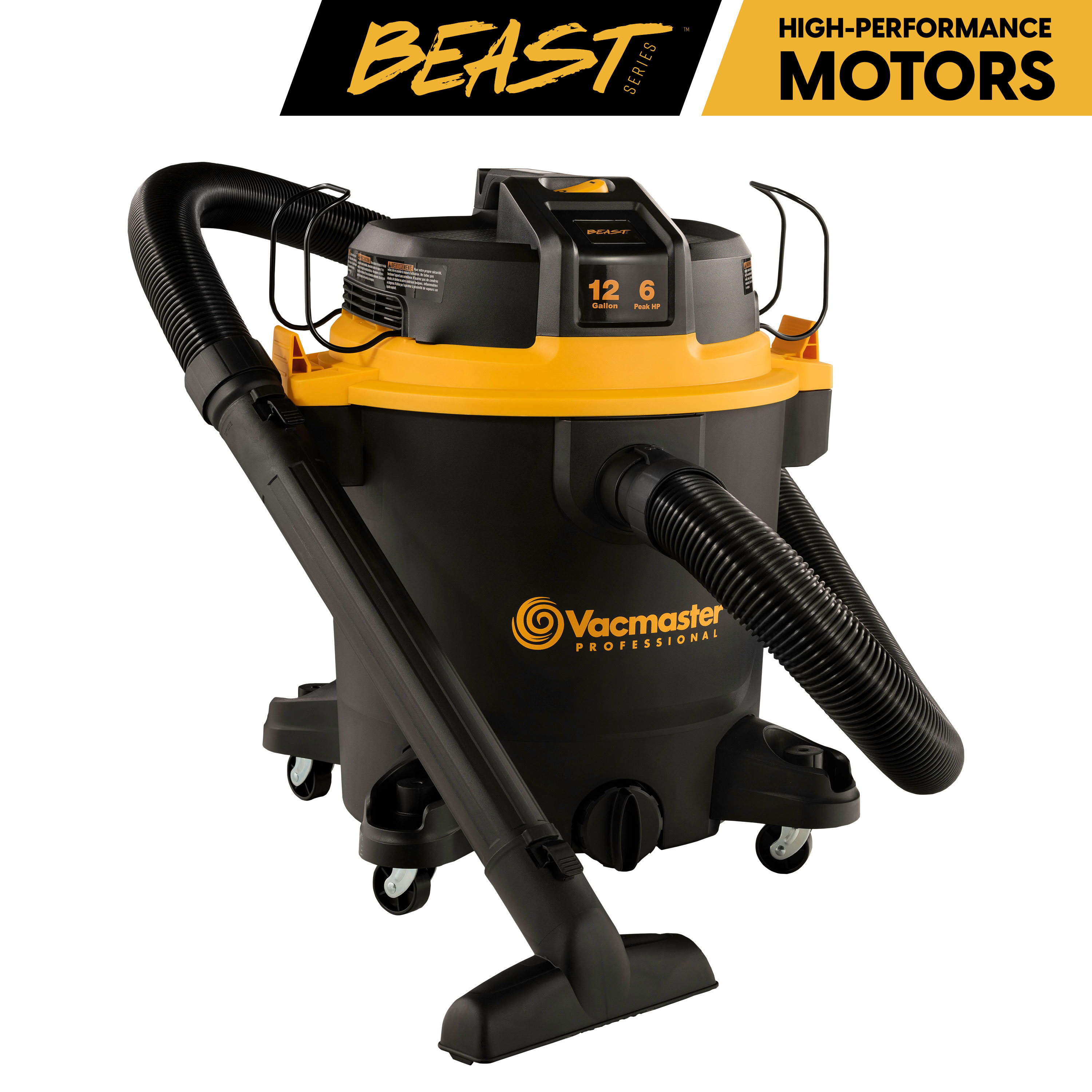 Vacmaster 12 Gallon Beast Series Professional Wet/Dry Vacuum ...