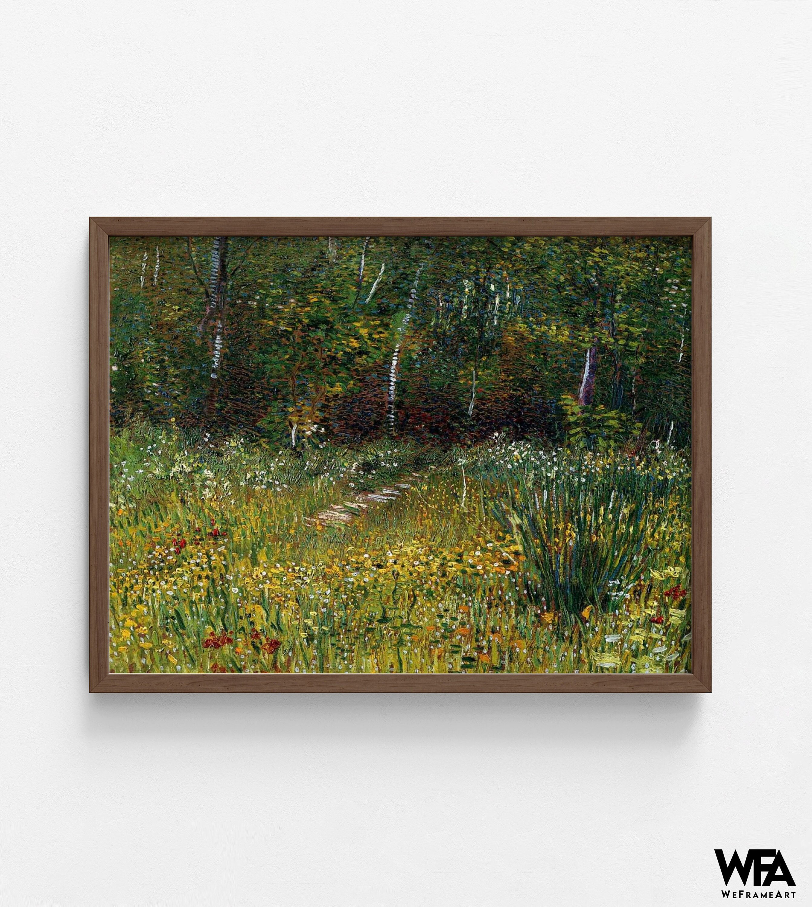 WeFrameArt A Park In Spring By Vincent Van Gogh, Spring House Decor ...