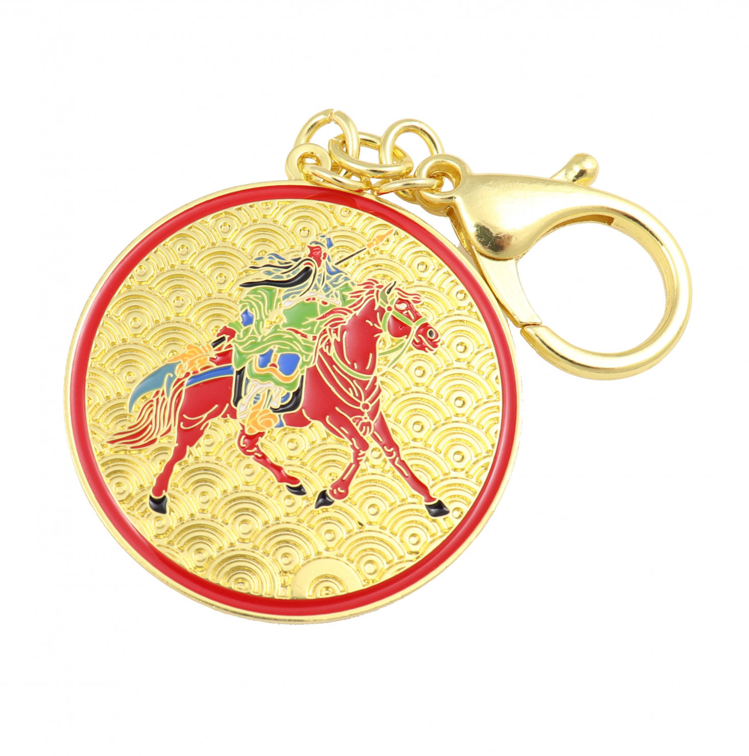 Bungalow Rose Feng Shui Kuan Kung On Horseback Anti Betrayal Amulet ...