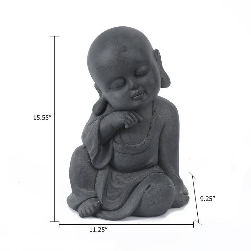 Langley Street Lipman Meditating Garden Statue & Reviews | Wayfair