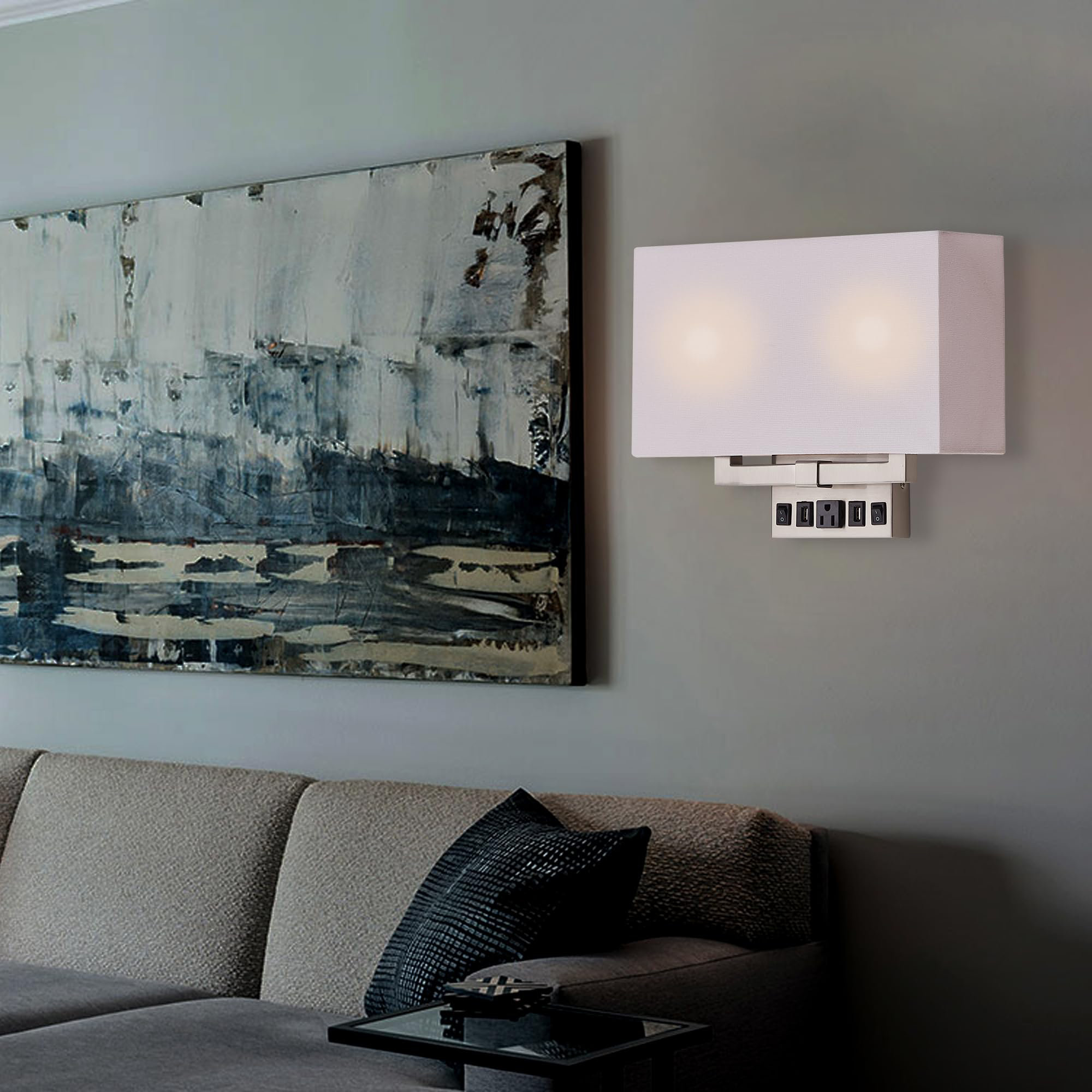 Wen Lighting LED Flush Mounted Sconce - Wayfair Canada