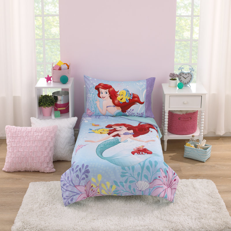 Disney NoJo Disney the Little Mermaid Be Fearless Ariel 4 Piece Toddler ...