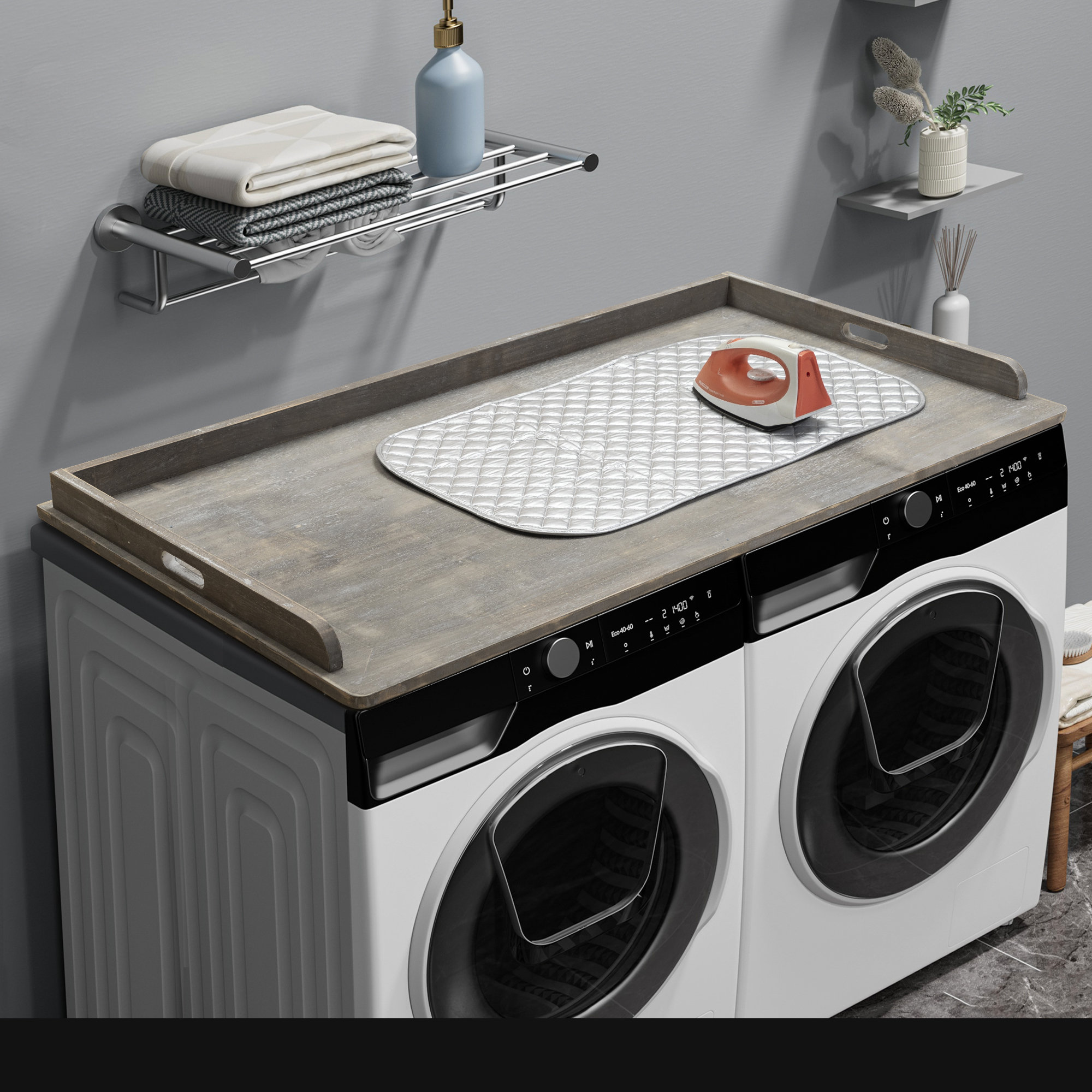 Bekitchen Wood Laundry Room Organizer & Reviews | Wayfair