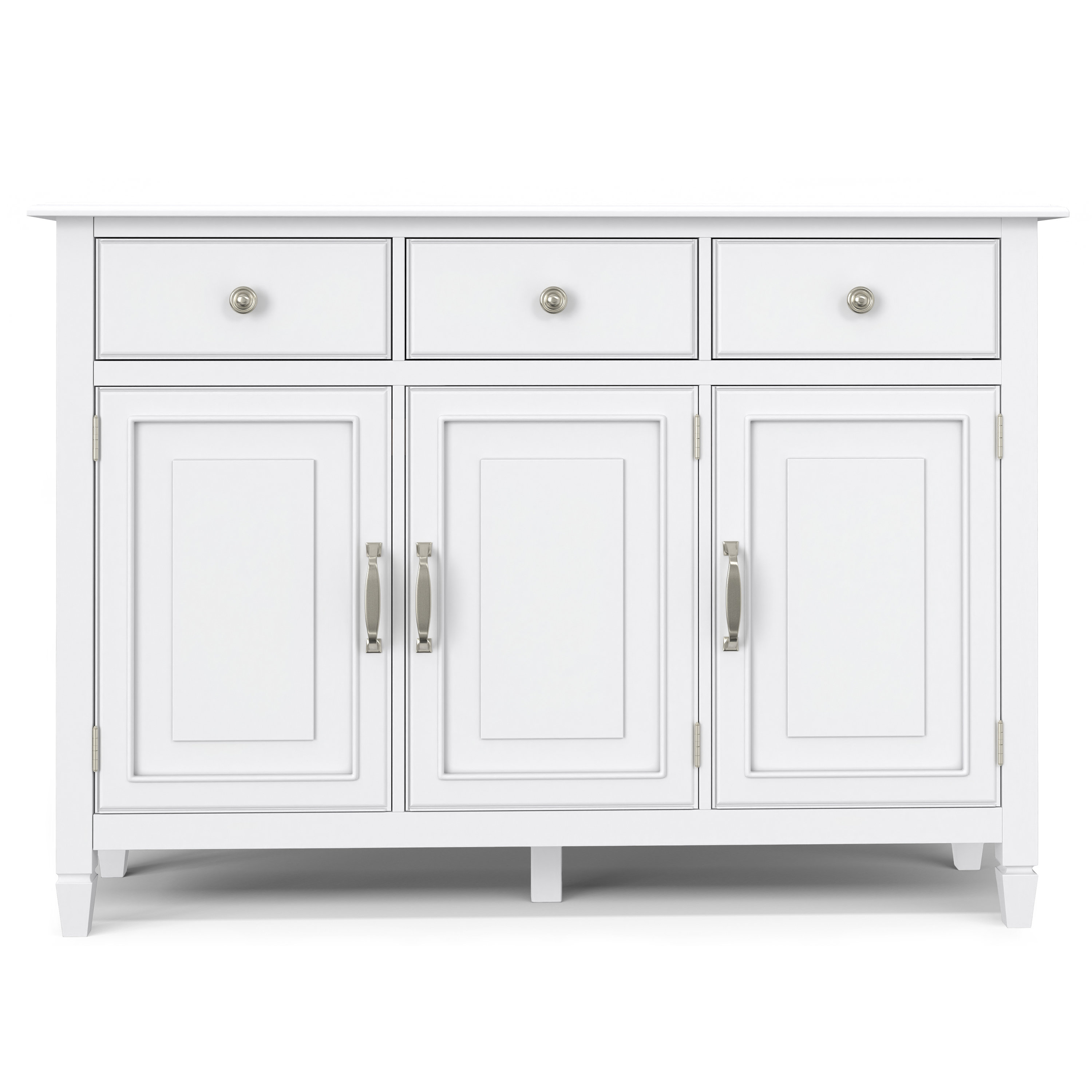 Simpli Home Connaught Solid Wood Wide Entryway Storage Cabinet ...