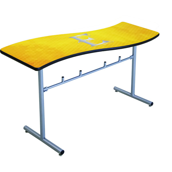 AmTab Manufacturing Corporation 72'' Rectangle Cafeteria Table ...