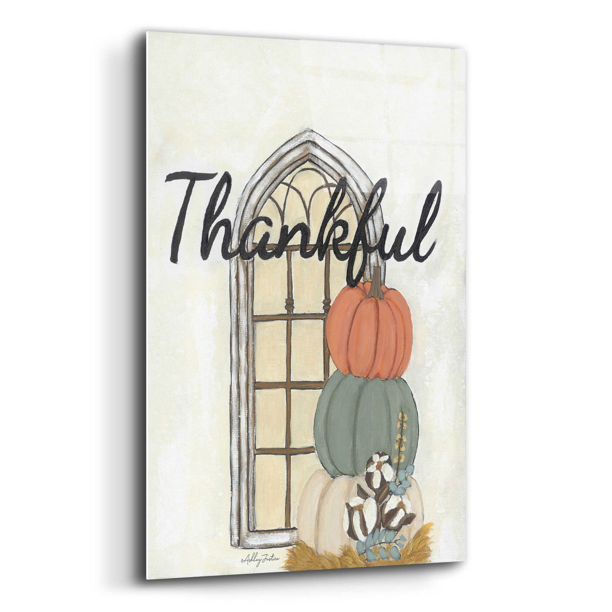August Grove® August Grove 'Fall Thankful' By Ashley Justice, Acrylic ...