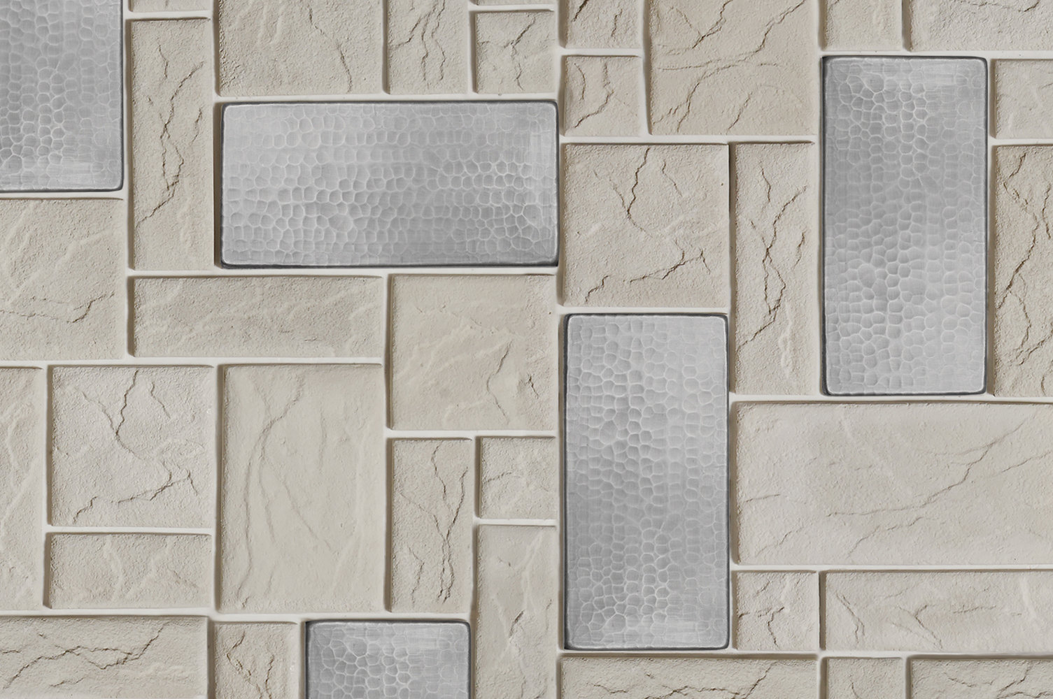 Premier Copper Products 3" x 6" Nickel Plated Hammered Copper Tile ...