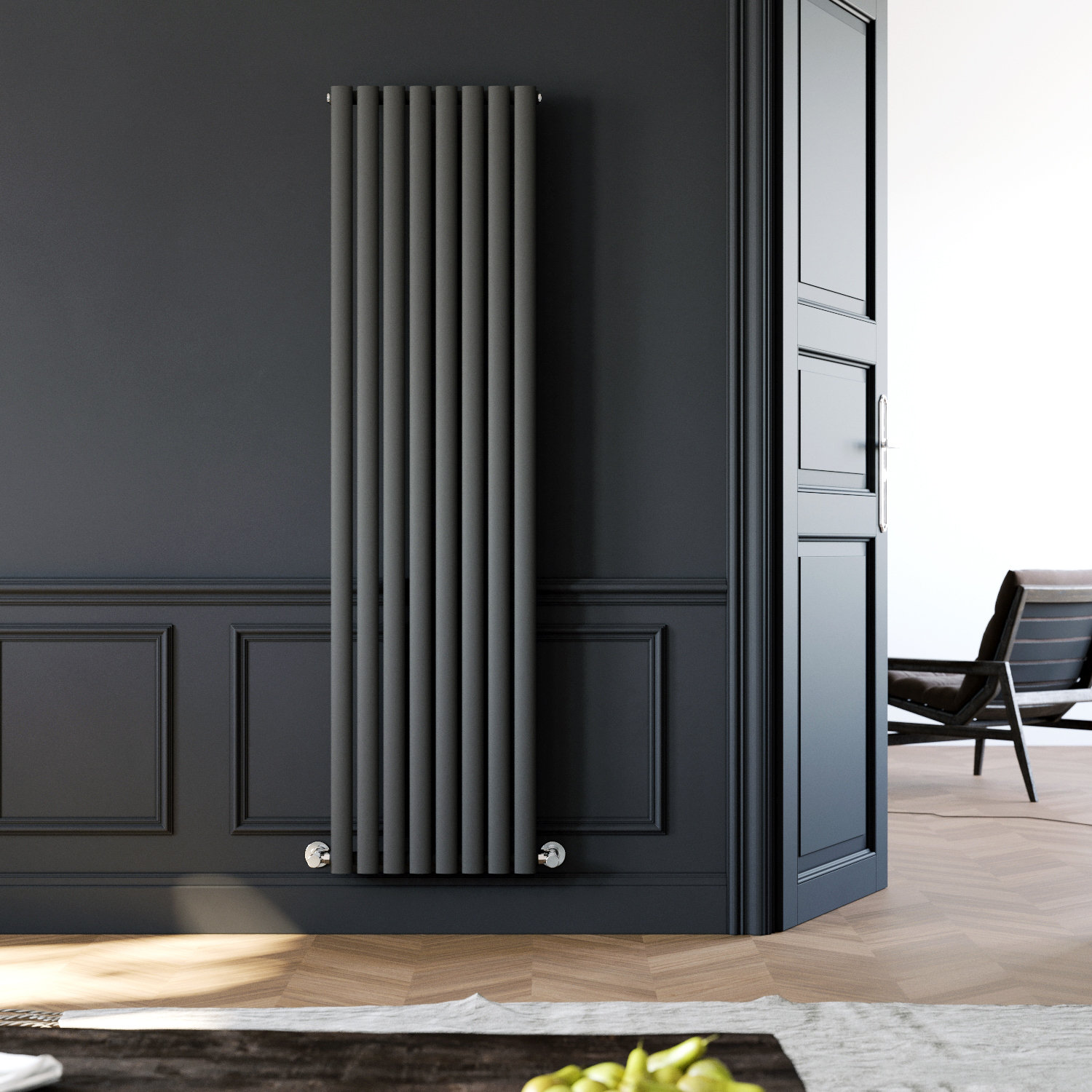 Belfry Heating Tyra Vertical Oval Panel Radiator & Reviews | Wayfair.co.uk