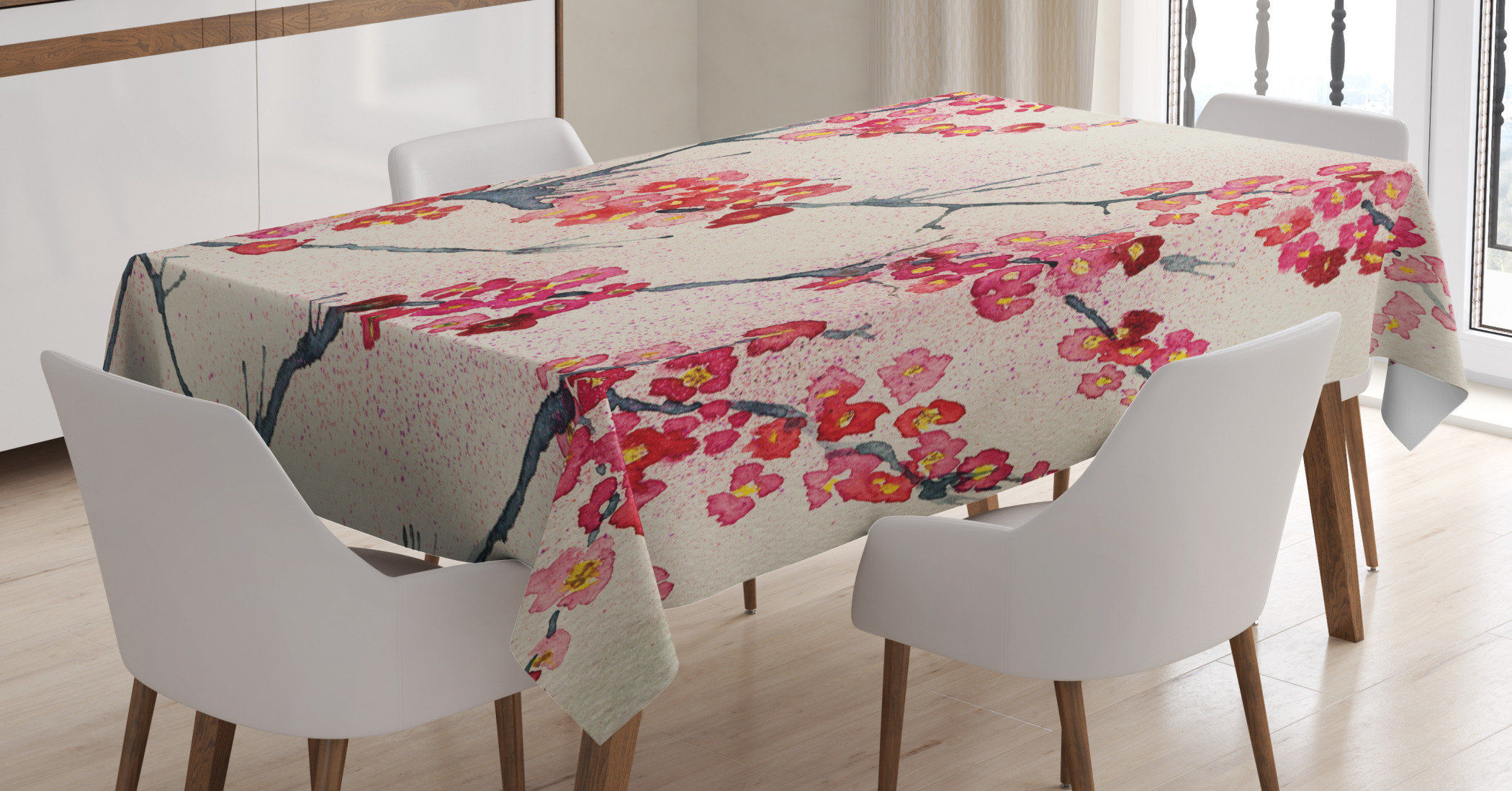 East Urban Home Cherry Blossoms Sakura Eastern Painting Print Asian ...