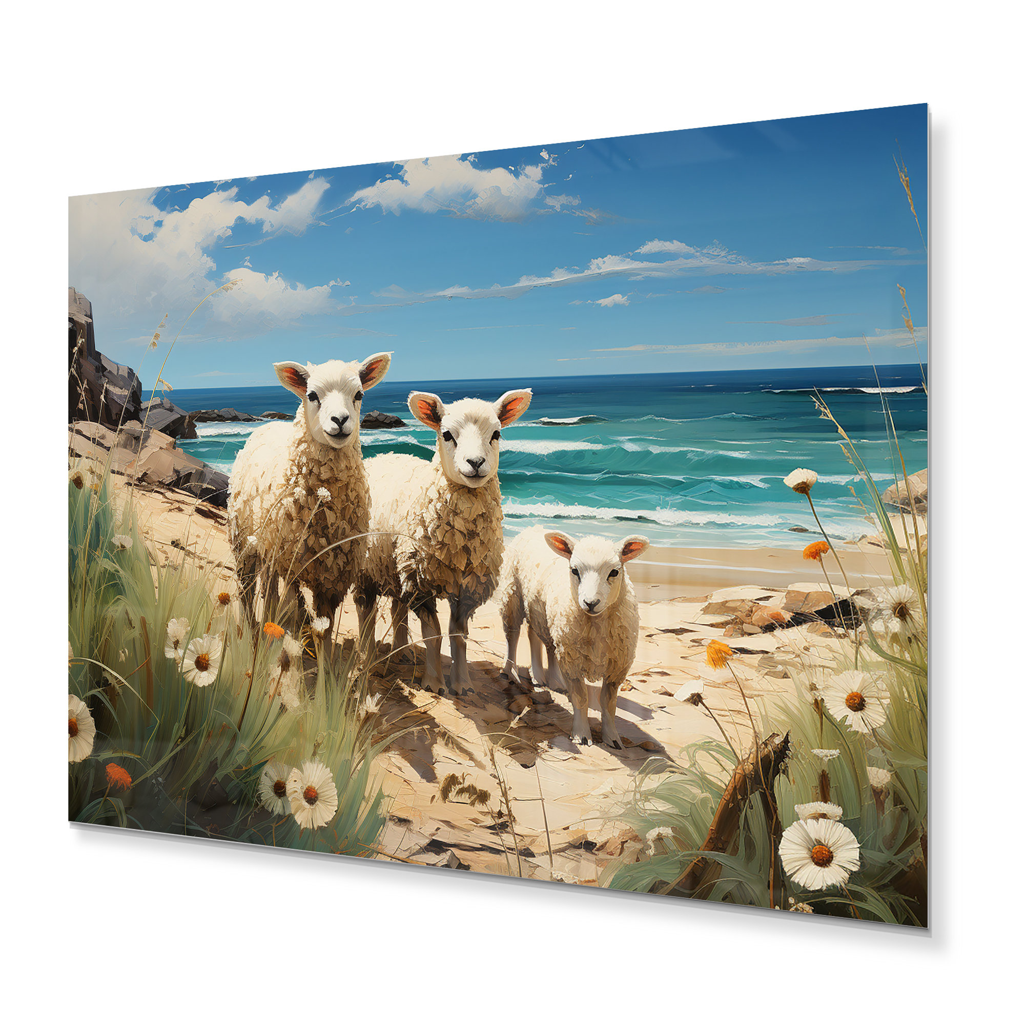 Highland Dunes Coastal Port Coastal Companions - Animals Metal Wall ...