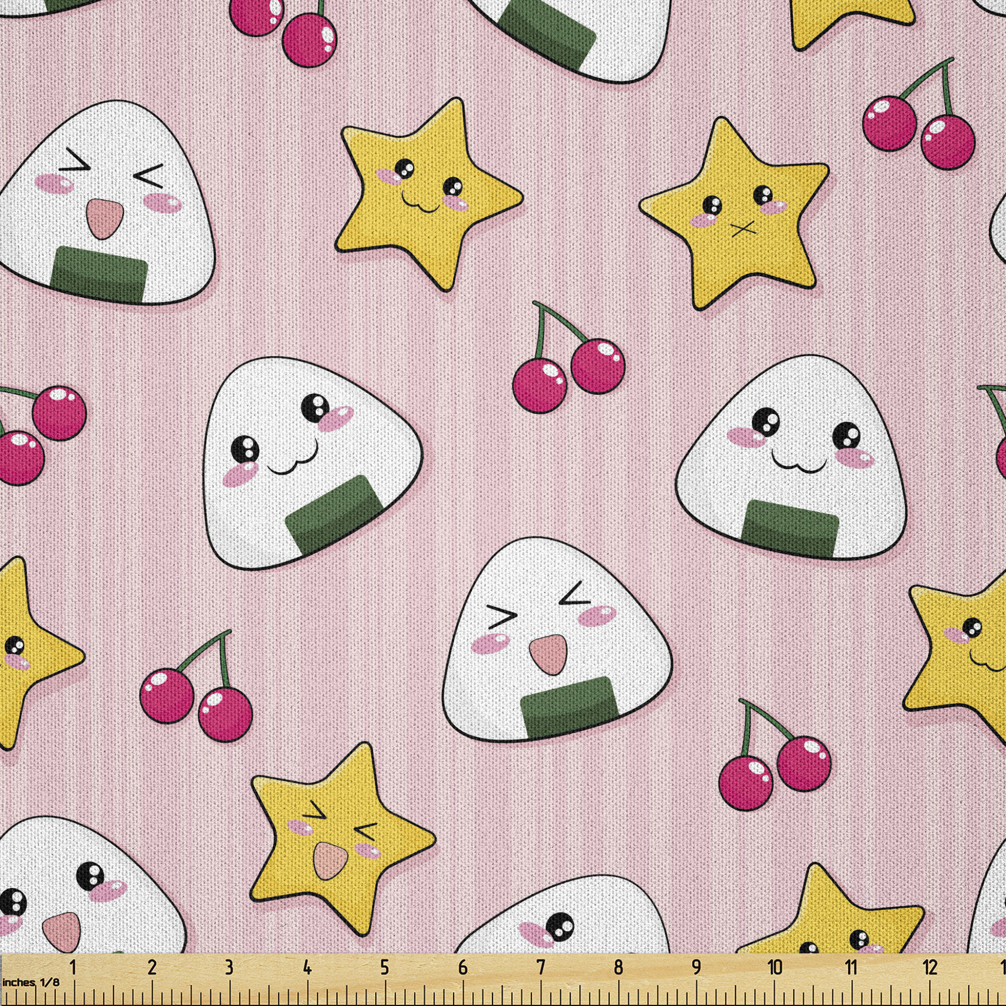 East Urban Home Daisha Japan Foods Rice Ball Cherries Kawaii Anime ...