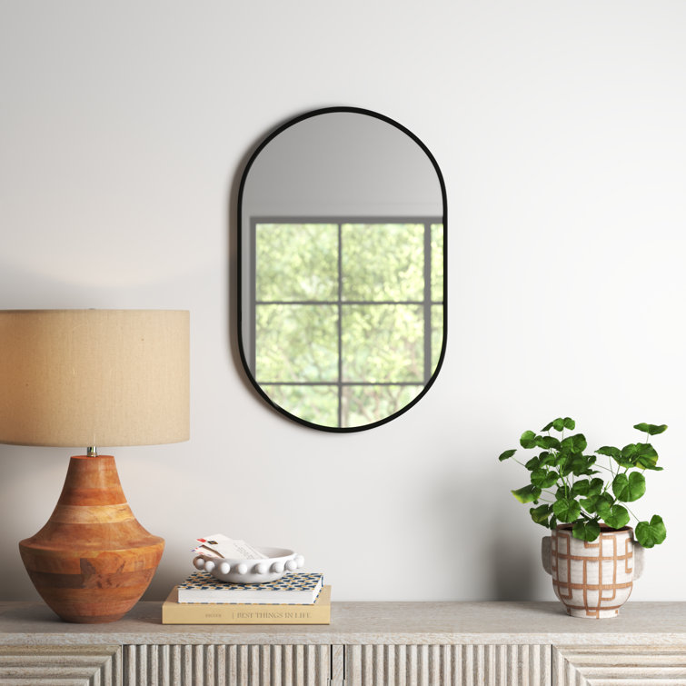 Sabine Metal Pill Wall Mirror & Reviews | Joss & Main
