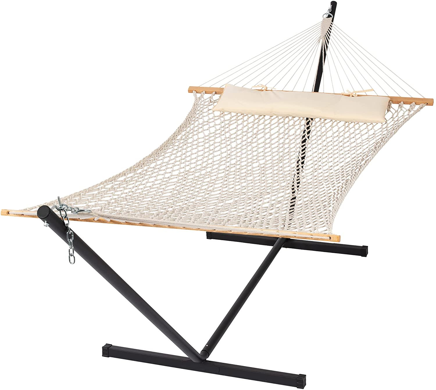 Arlmont & Co. Volkrad Double Spreader Bar Hammock with Stand & Reviews ...