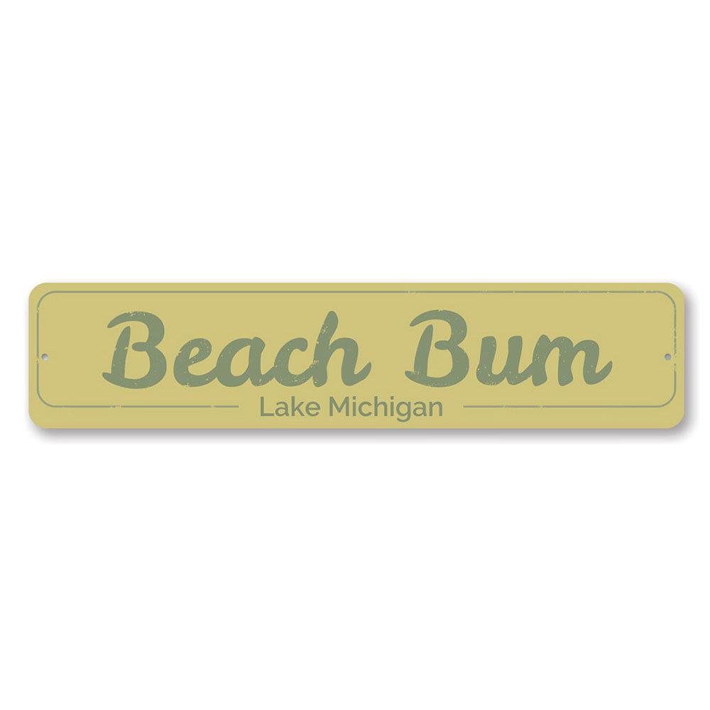 Lizton Sign Shop, Inc Beach Bum Metal Sign | Wayfair