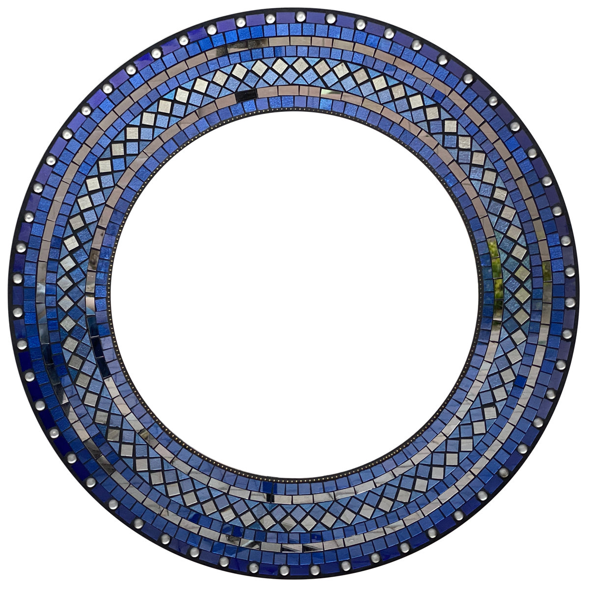 Dakota Fields Zorigs Mosaic Mirror, Wall Art Décor – Handcrafted ...