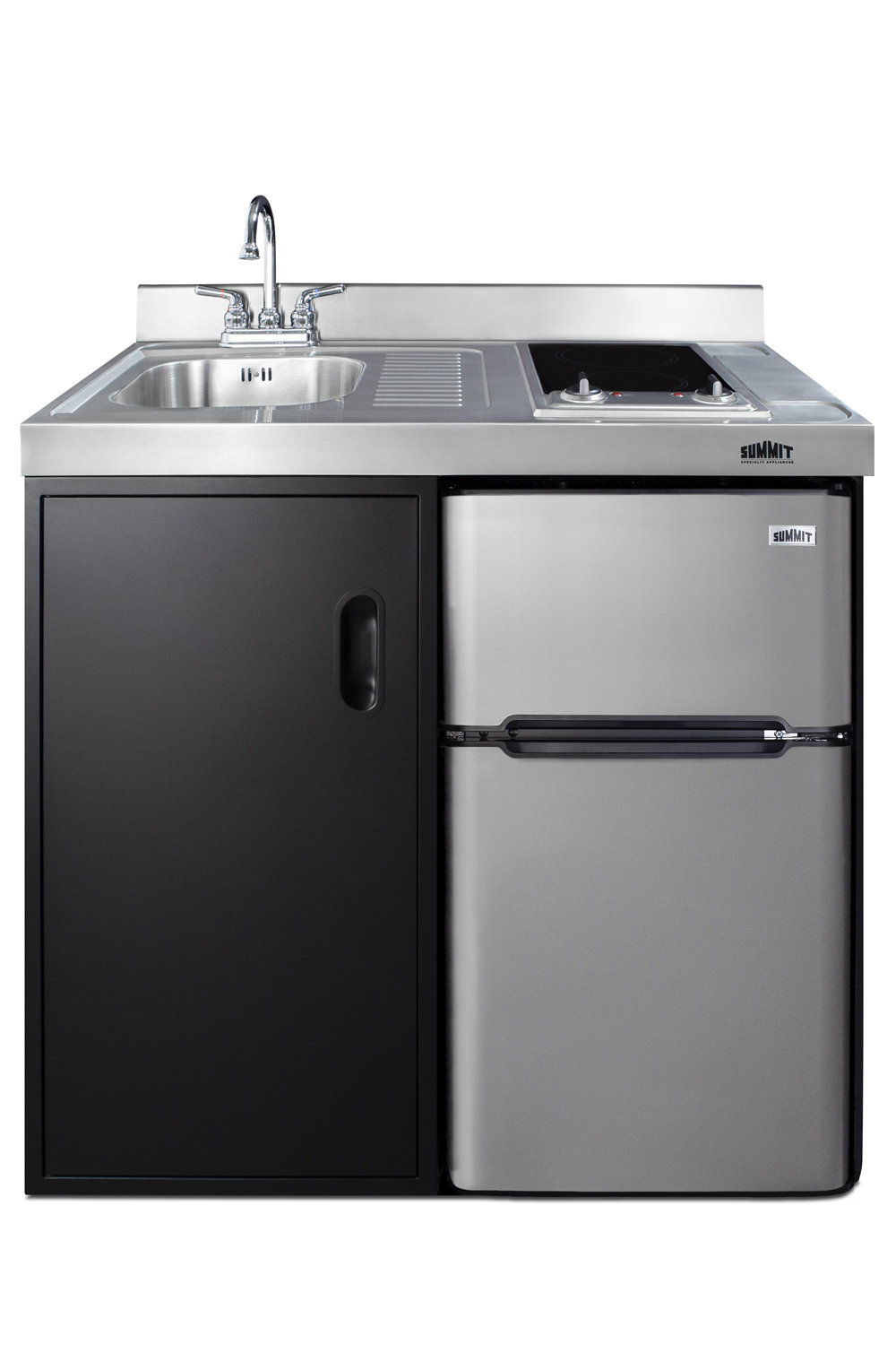 Summit Appliance All-In-One Combo Kitchens 3.2 Cubic Feet cu. ft. Mini ...