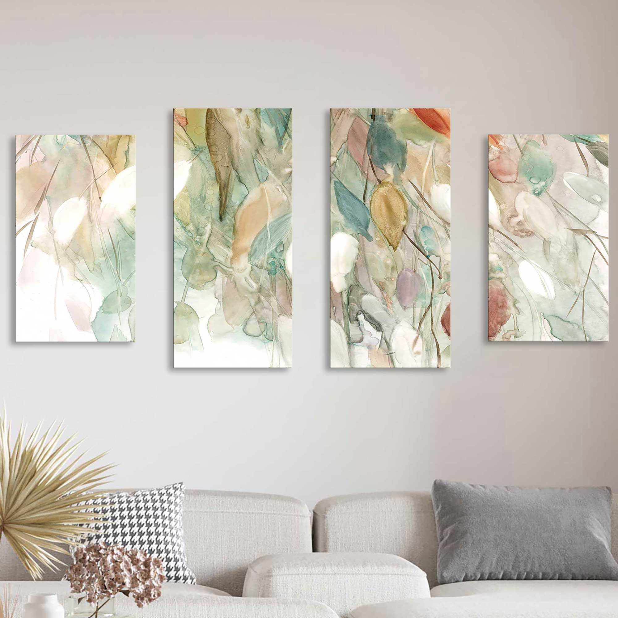 Wildon Home® "Rainy Cascade I (Horizontal)" by Carol Robinson 4 Piece ...
