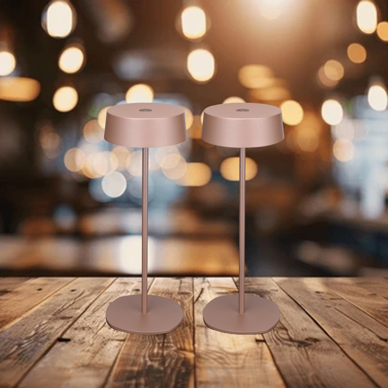 Ebern Designs Commercial Grade Rechargeable Table Lamps, LED Cordless ...