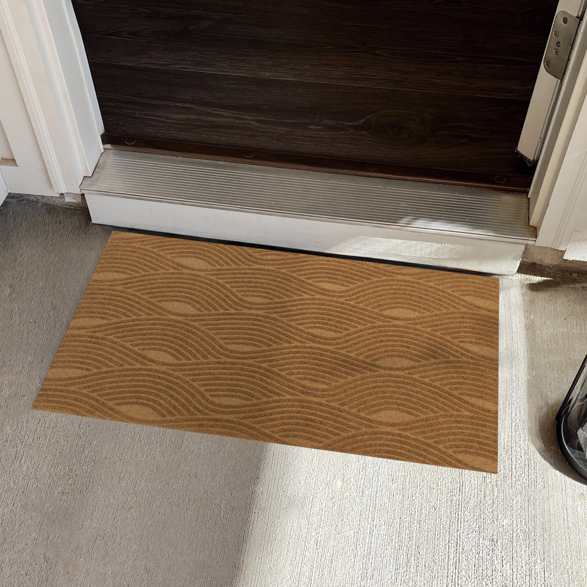 Matterly WaterHog Luxe Waves Non-Slip Indoor Outdoor Doormat | Wayfair