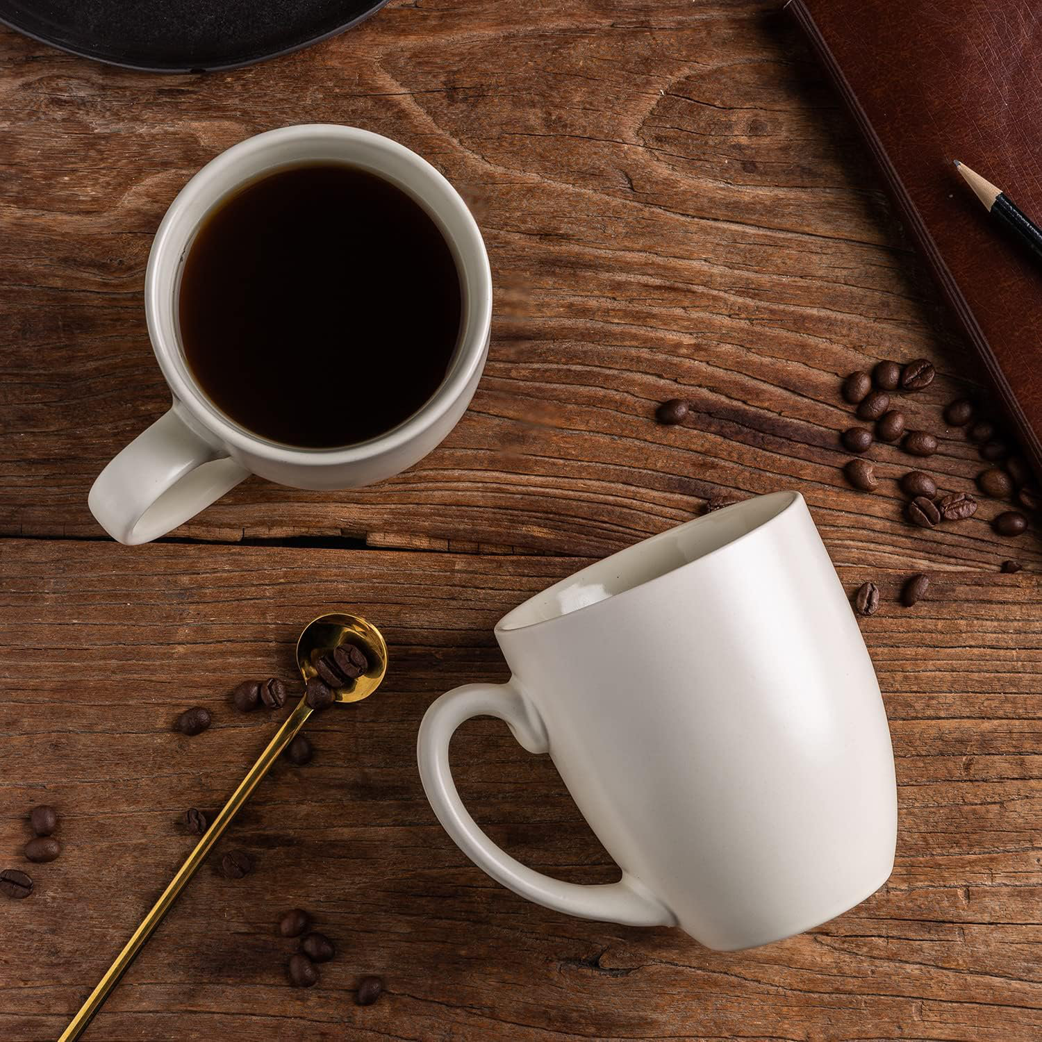 Amzico 16oz Coffee Mugs Set of 6, Large Ceramic Coffee Mugs | Wayfair