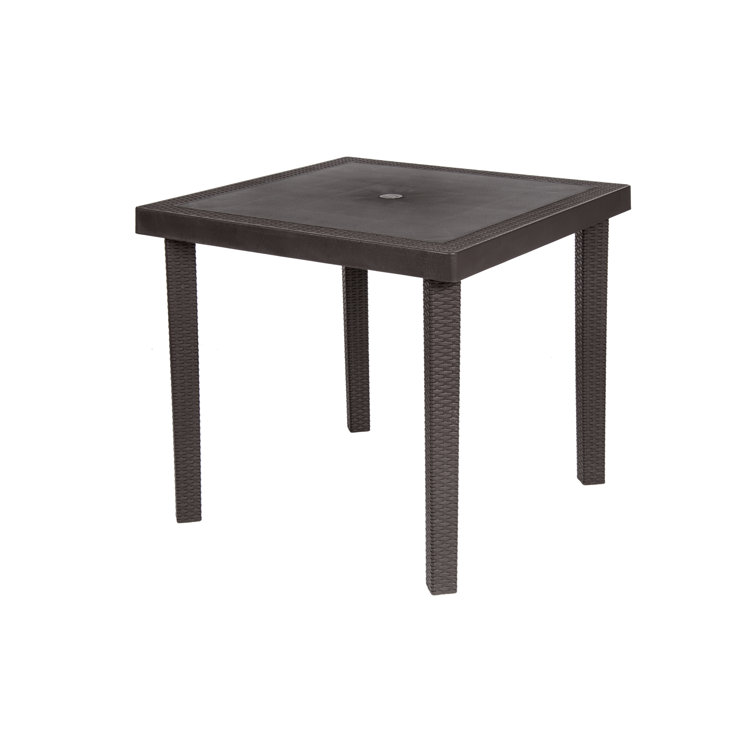 Latitude Run® Plastic/Resin Patio Dining Table | Wayfair