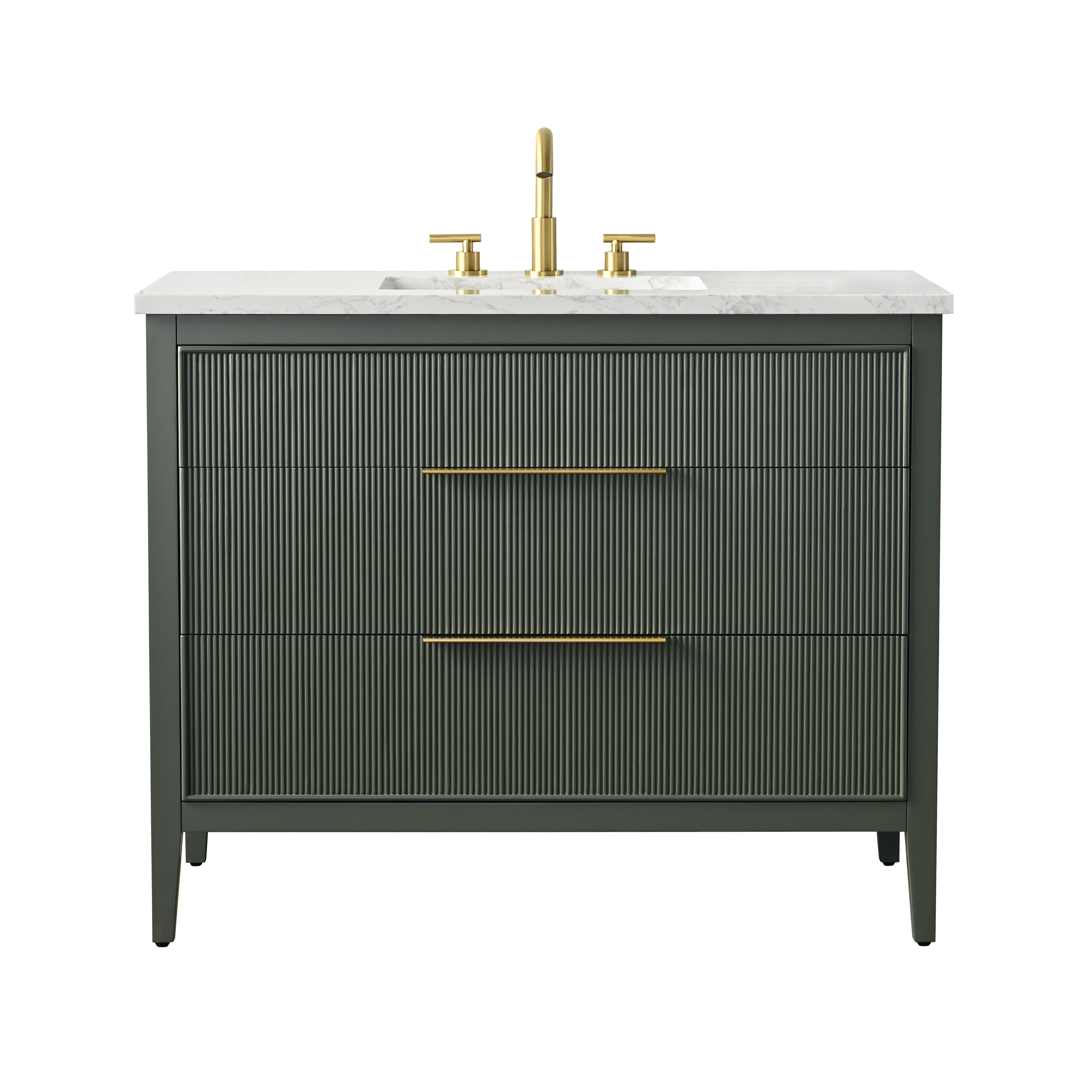 Ebern Designs Bilroy Egremt 42'' Single Bathroom Vanity with Engineered ...