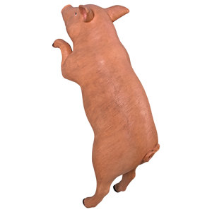Design Toscano Hop Over Hog, Giant Pig Statue & Reviews | Wayfair
