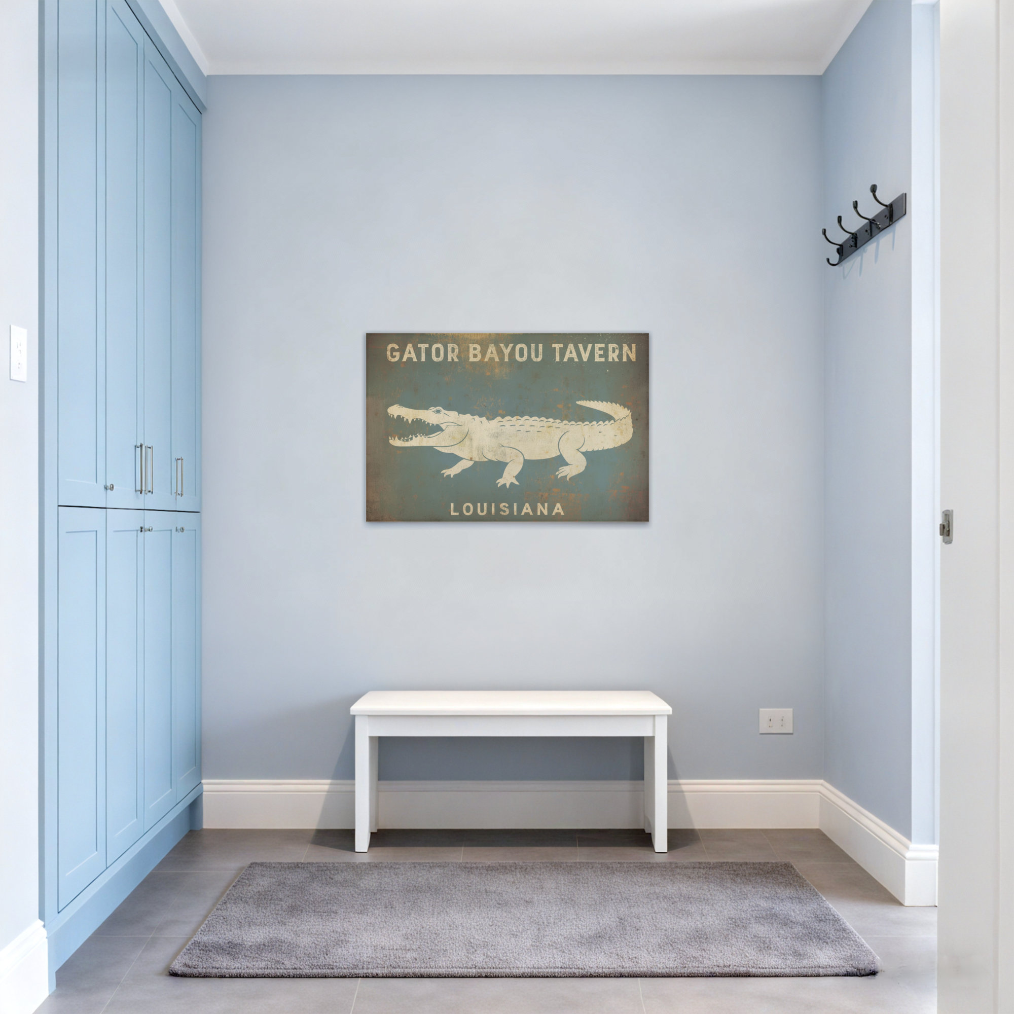 August Grove® Animals Gator Bayou Tavern Louisiana Sign | Wayfair